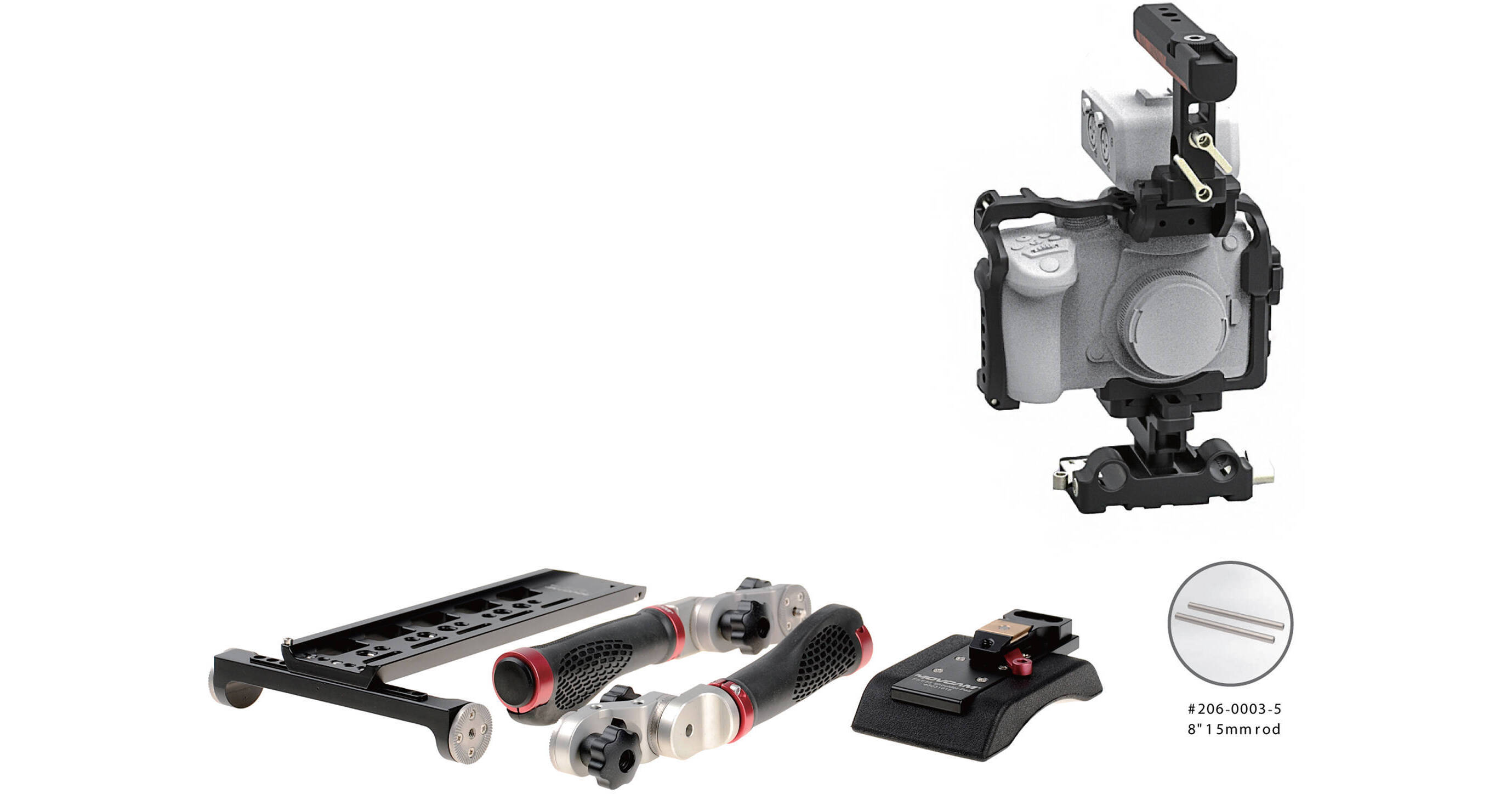 Movcam Cage and Universal Shoulder Kit MOV-303-3500-SK1 B&H