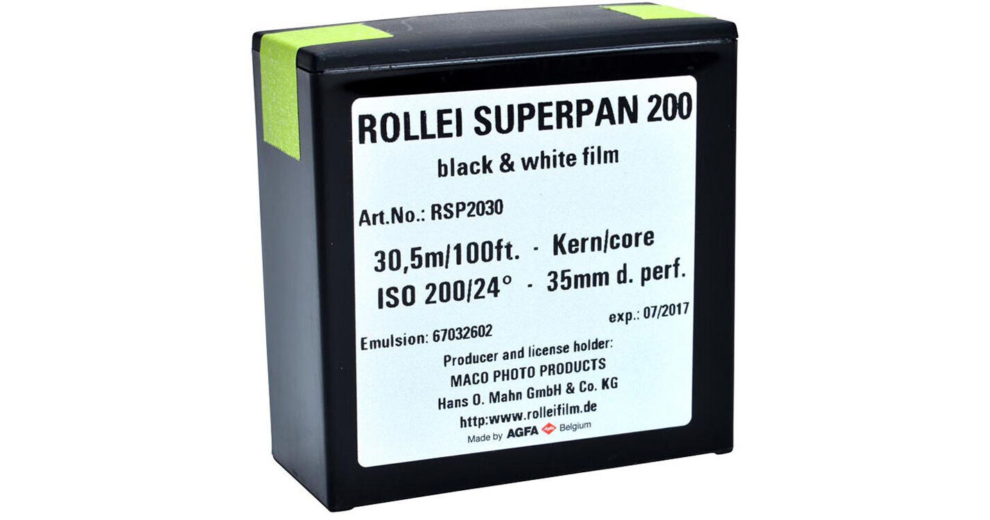 Rollei Superpan 200 Black and White Negative Film 4244107 B&H