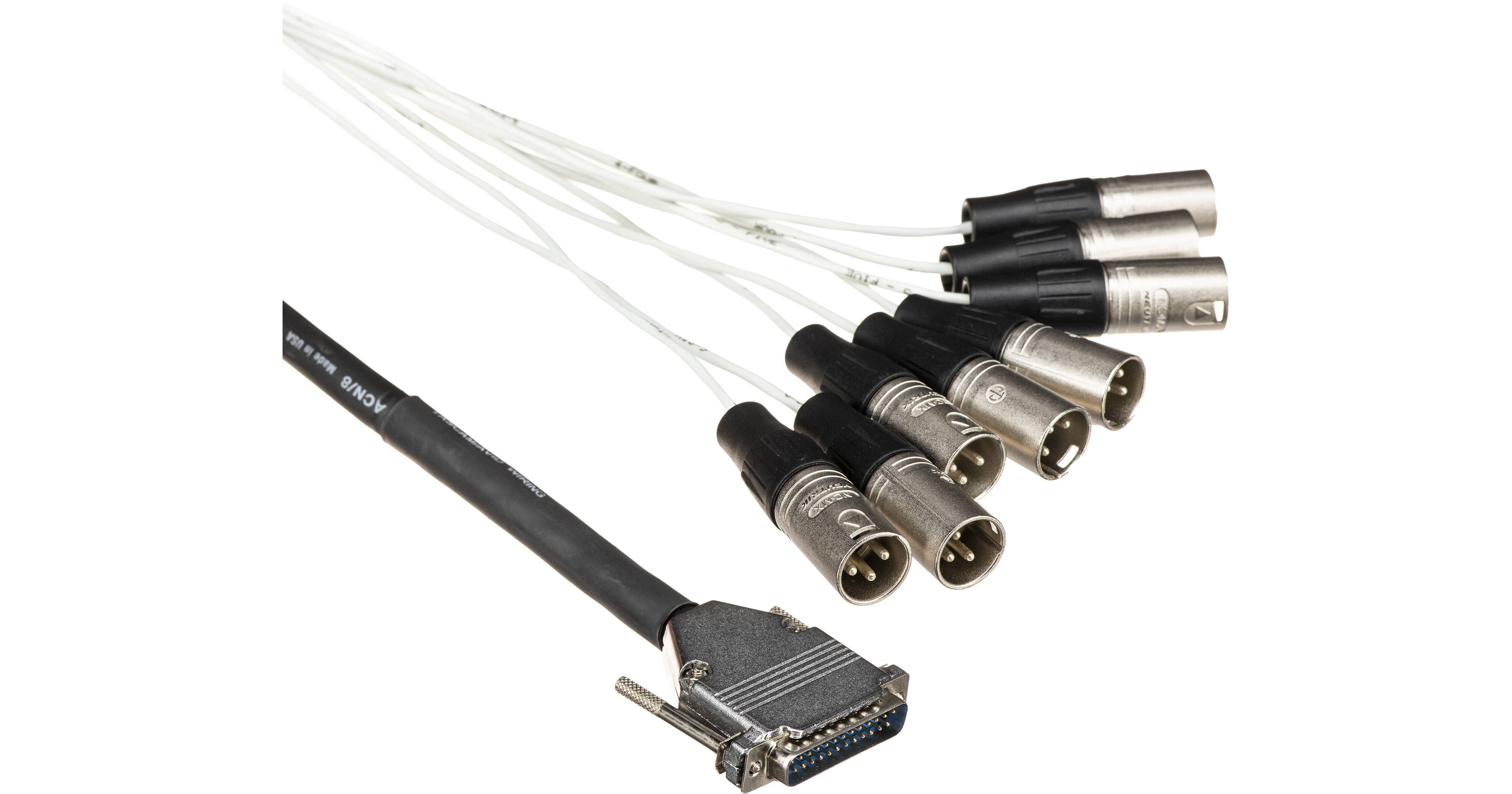 Pro Co Sound Multitrack Recording Cable D-Sub DB25 to DA88XM-15