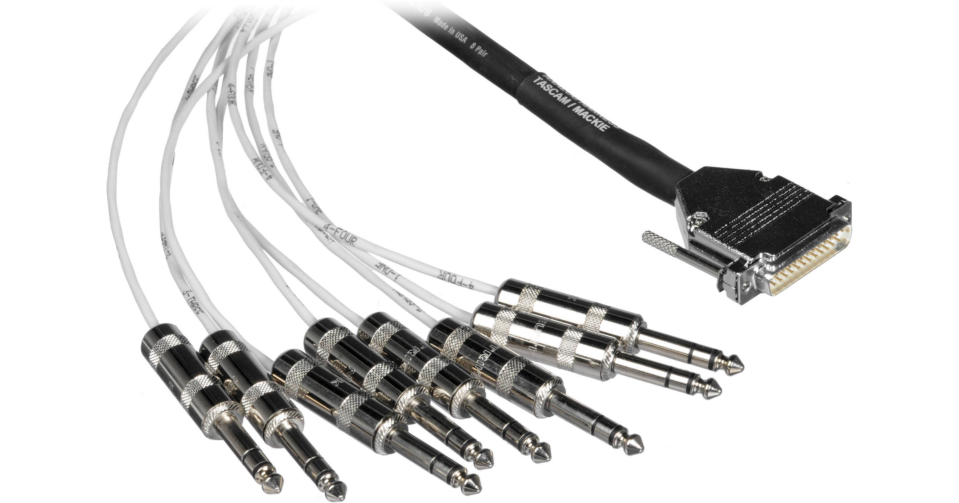 Pro Co Sound Multitrack Recording Cable D-Sub DB25 to 8x