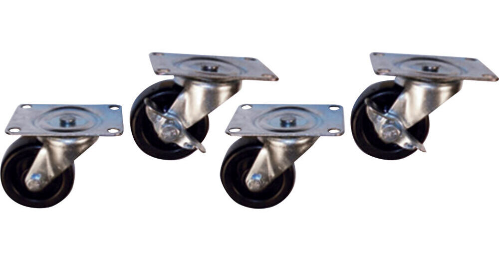 CableTronix Set of 4 Casters CT-CASTER-SET4-2WL B&H Photo Video