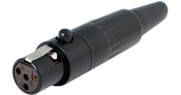 Cable Techniques TA4F 4-Pin Female Mini-XLR Connector CT-TA4F-K