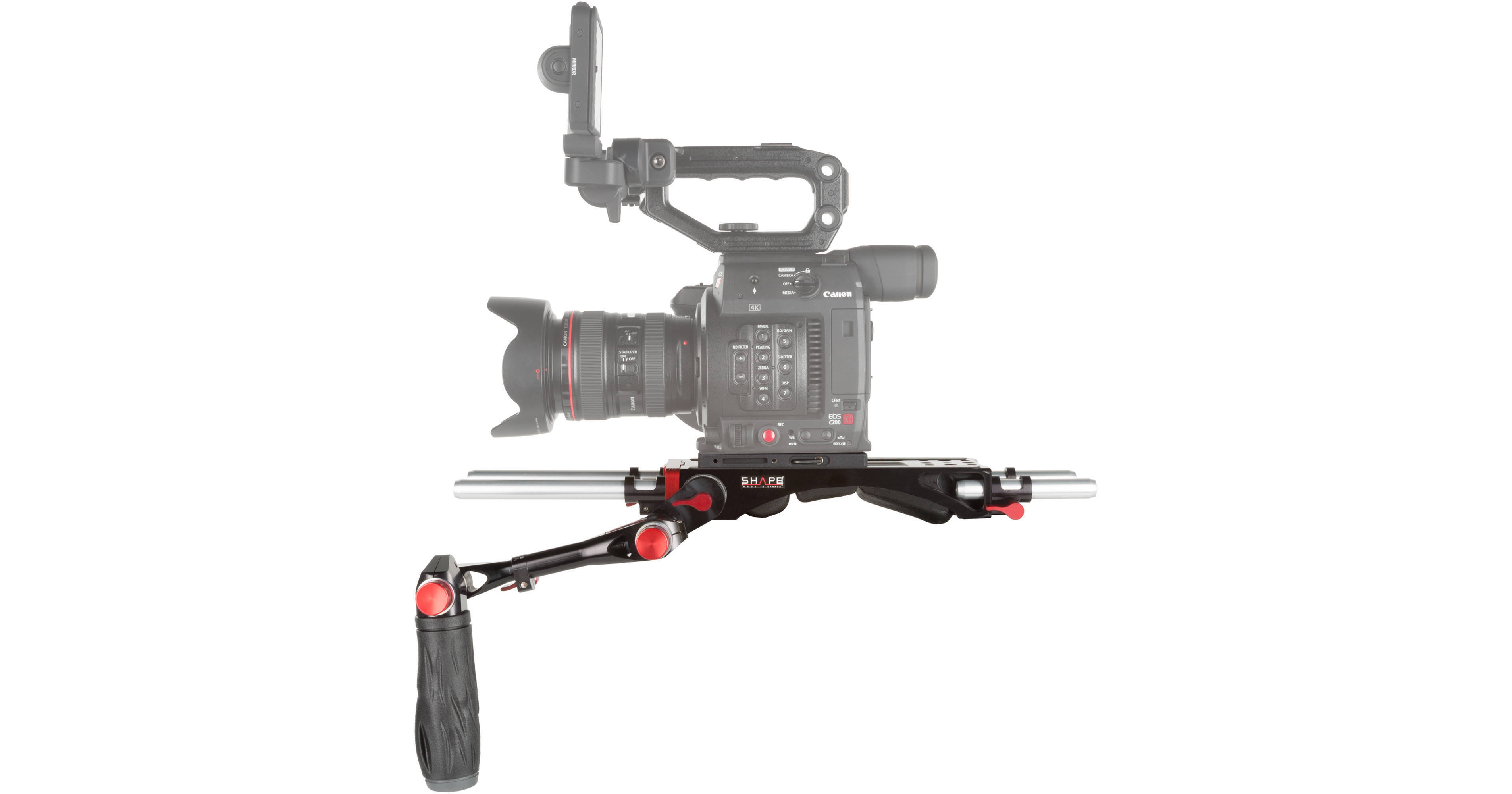 SHAPE Shoulder Rig with Left-Side Handgrip for Canon EOS C200BR