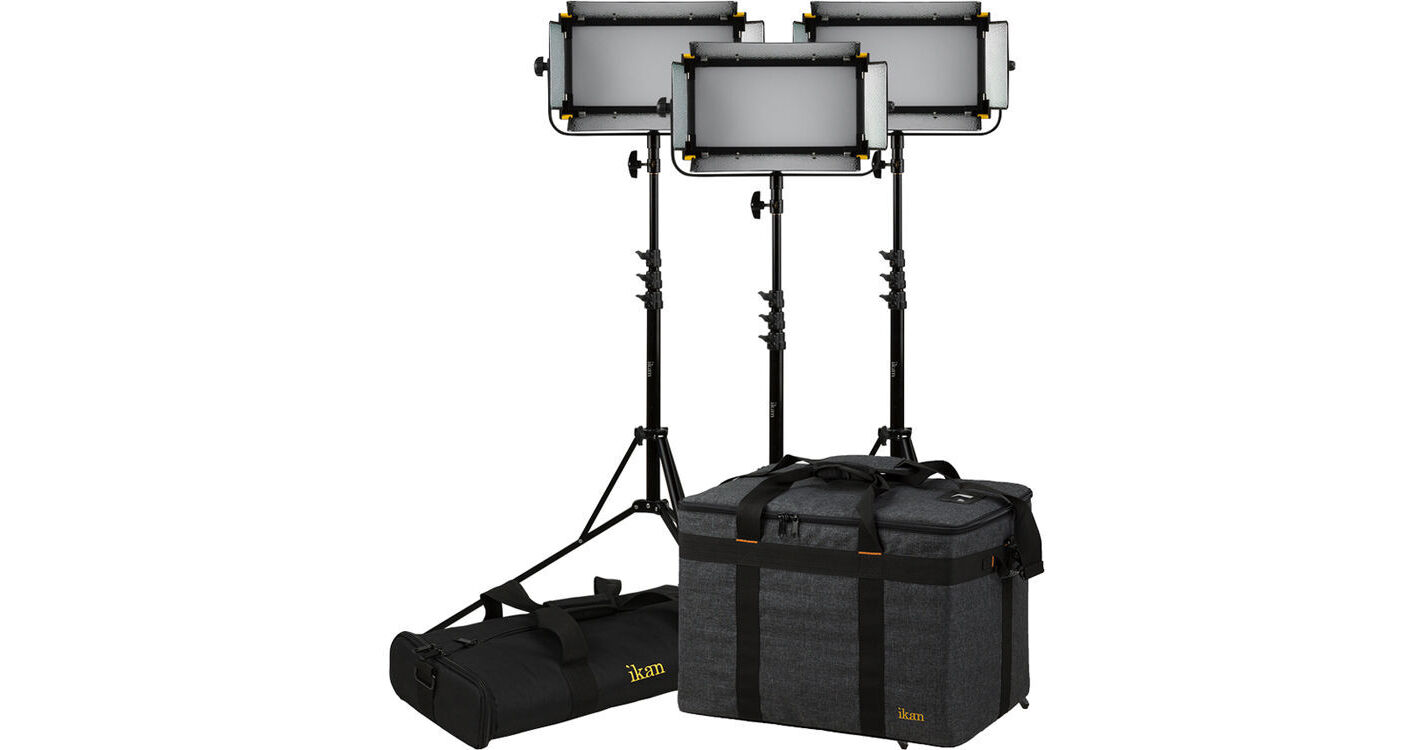 ikan Mylo Soft Bi-Color LED 3-Point Light Kit MSB8-3PT-KIT B&H