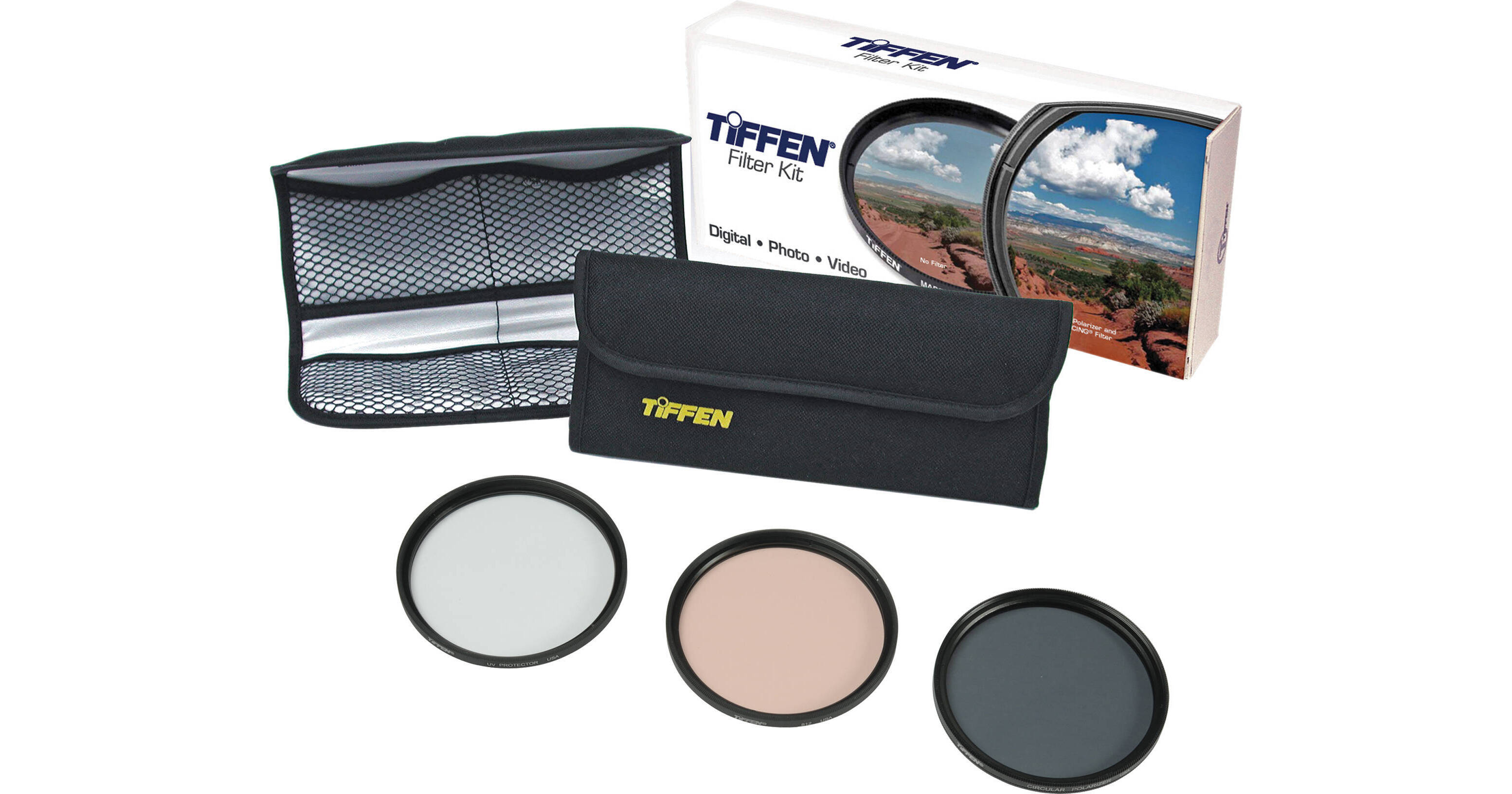Tiffen 58mm Photo Essentials Filter Kit 58TPK1 B&H Photo Video