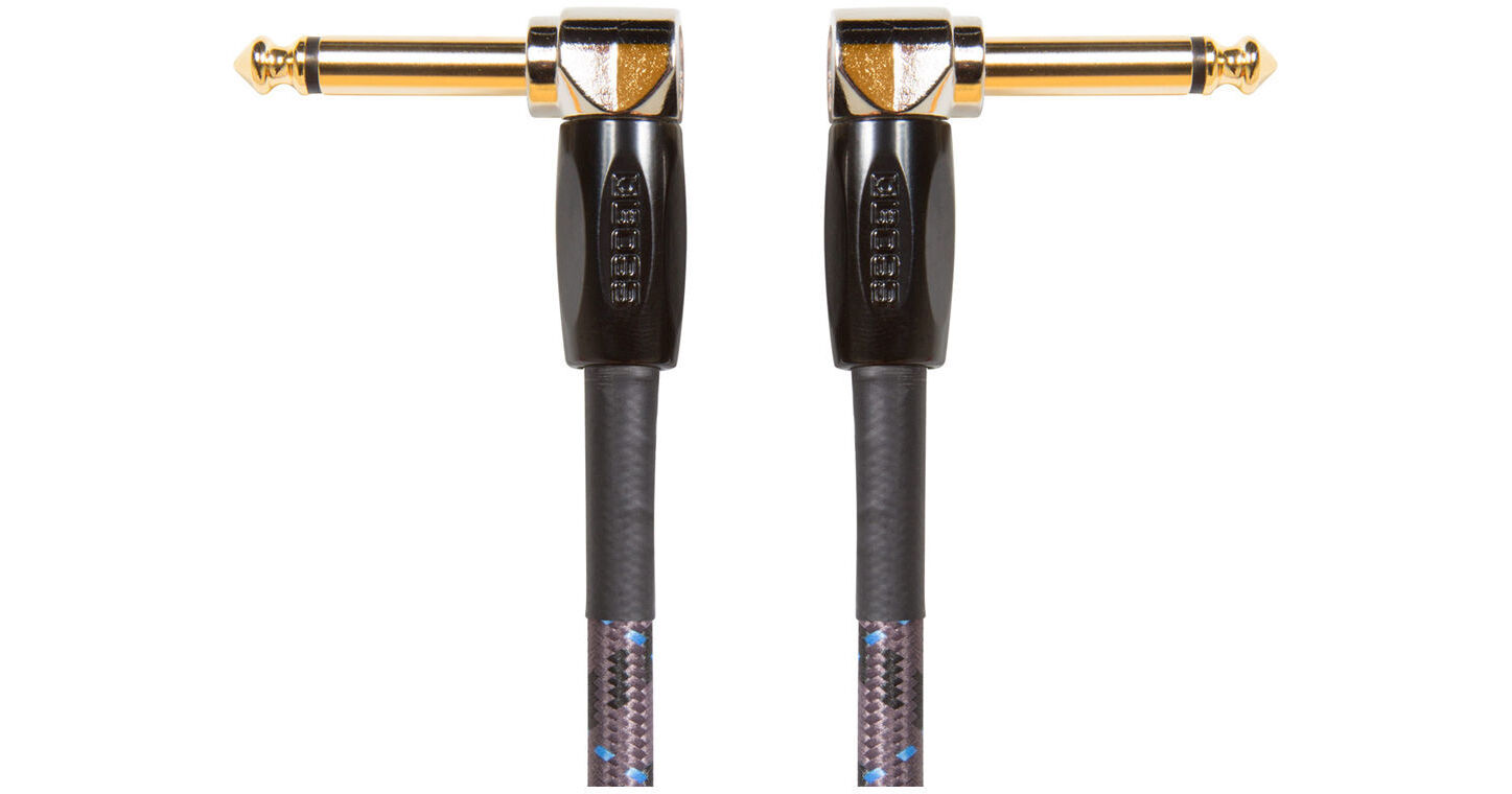BOSS BIC-PC-3 Instrument Cables with Right-Angle 1/4" BIC-PC-3