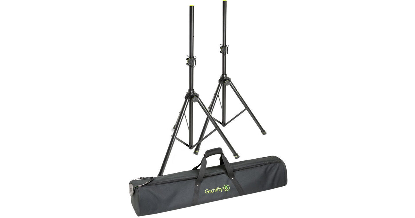 Gravity Stands Two Speaker Stands with Bag GSS5211BSET1 B&H