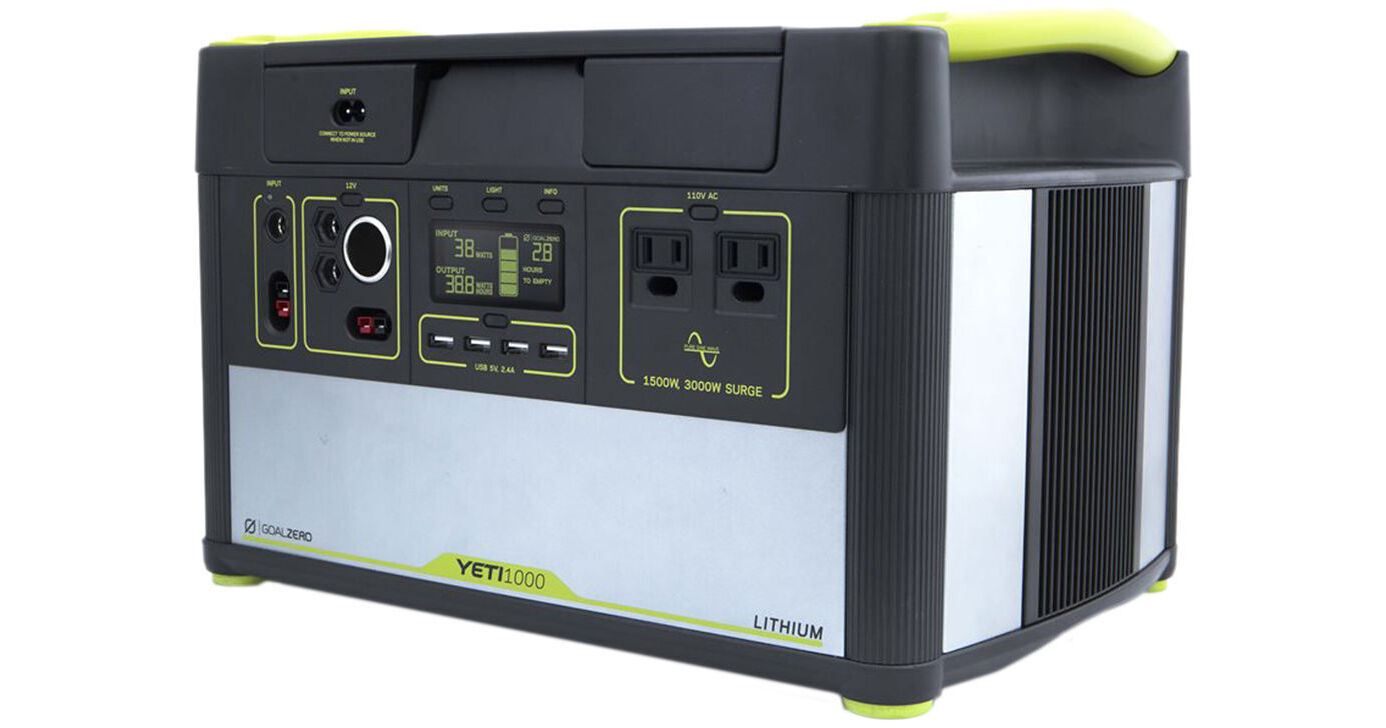GOAL ZERO Yeti 1000 Lithium Portable Power Station 38004 B&H