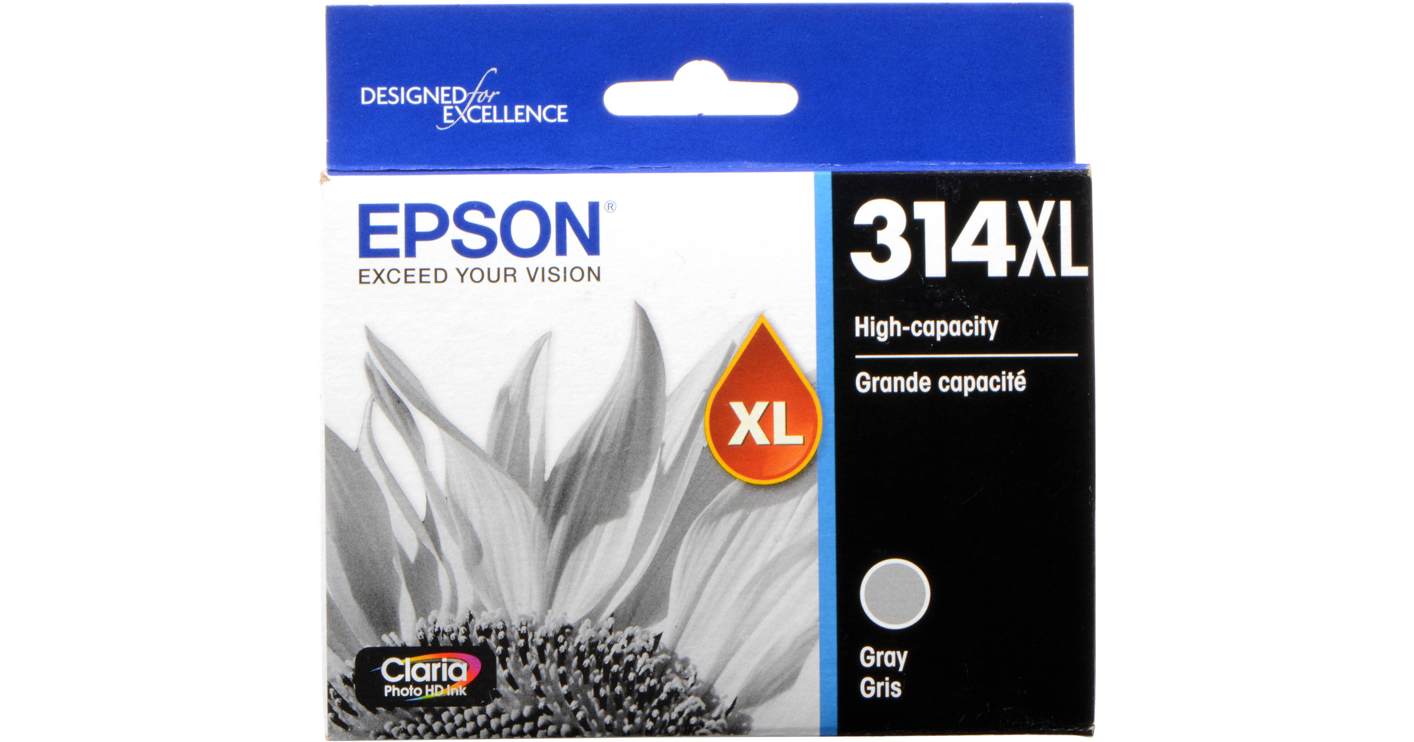 Epson T314XL Gray Claria Photo HD Ink Cartridge T314XL720-S B&H