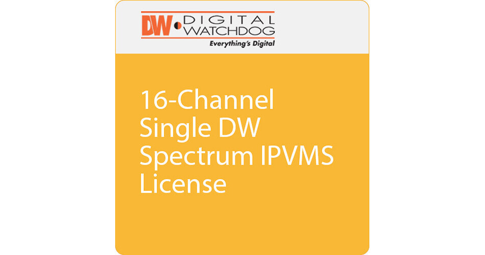 Digital Watchdog 16-Channel Single DW Spectrum DW-SPCP16LSC016