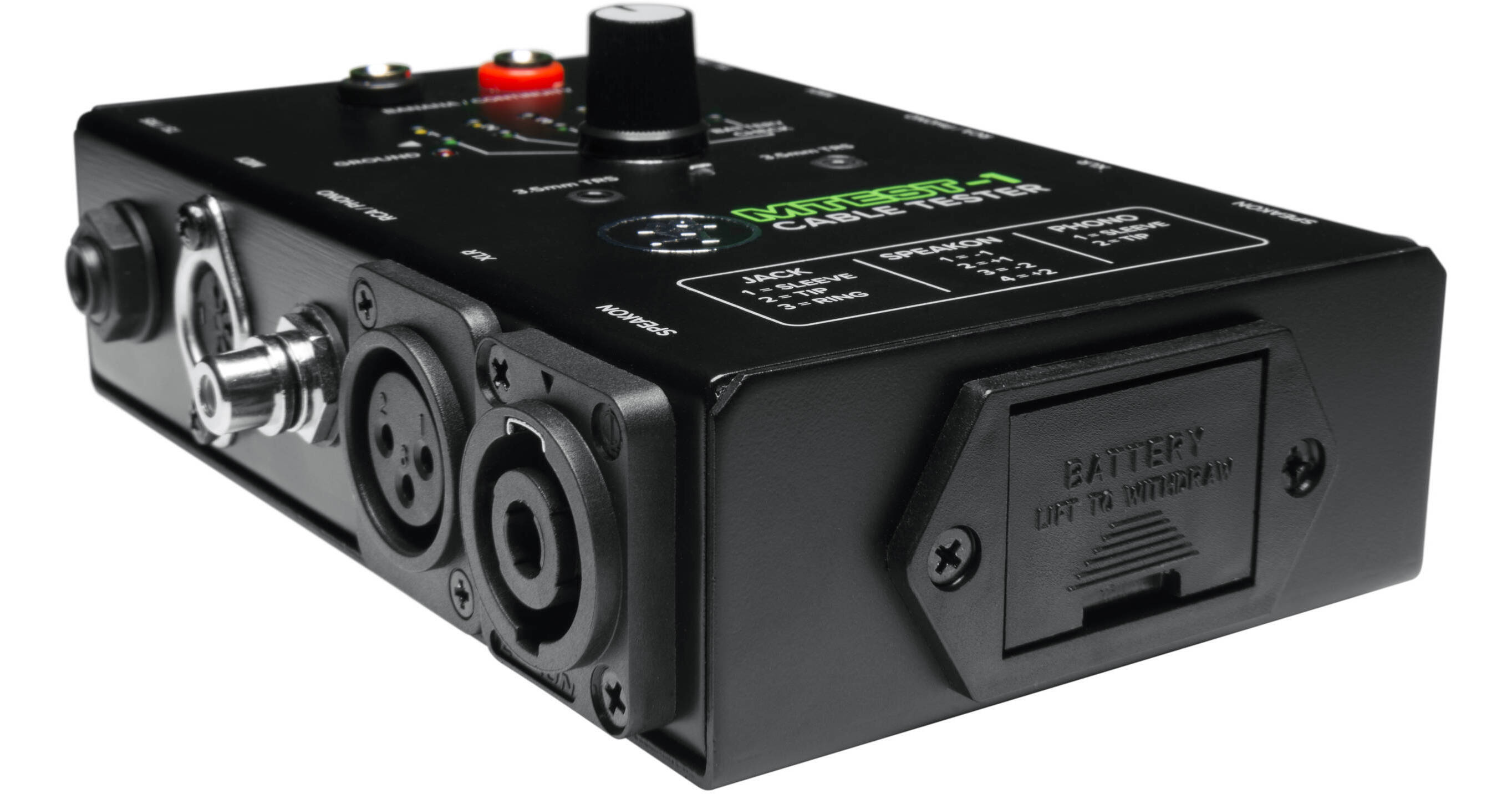 Mackie MTest-1 Cable Tester MTEST-1 B&H Photo Video