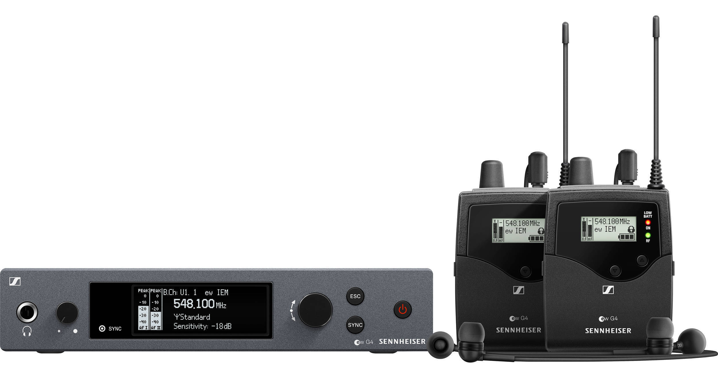 Sennheiser ew IEM G4-Twin Wireless Monitor EW IEM G4-TWIN-G B&H