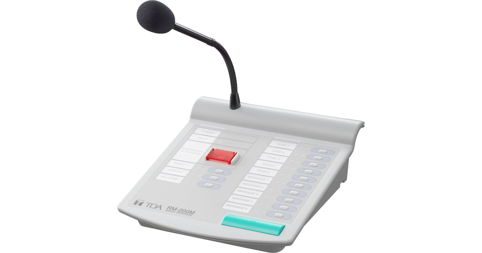 Toa Electronics RM-200MPS Remote Microphone for VM-3000