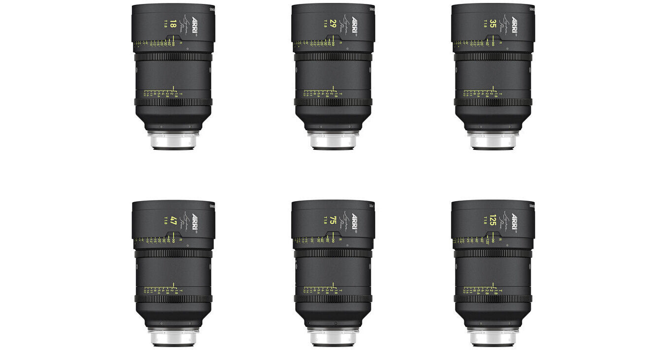 ARRI Signature Prime 6-Lens Core Set (LPL) B&H Photo Video