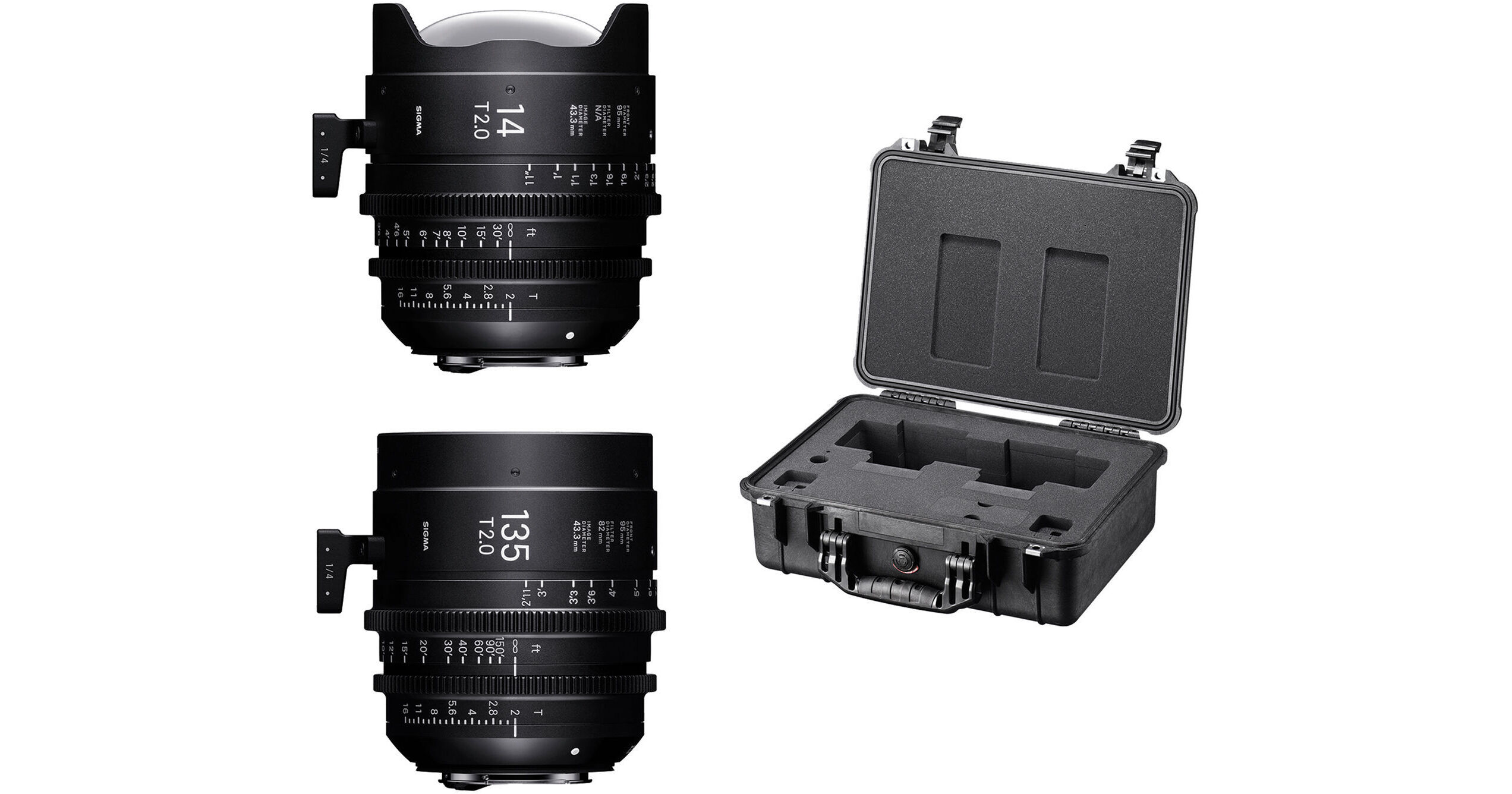 Sigma 14/135mm Fully Luminous FF High Speed Prime Lens Kit