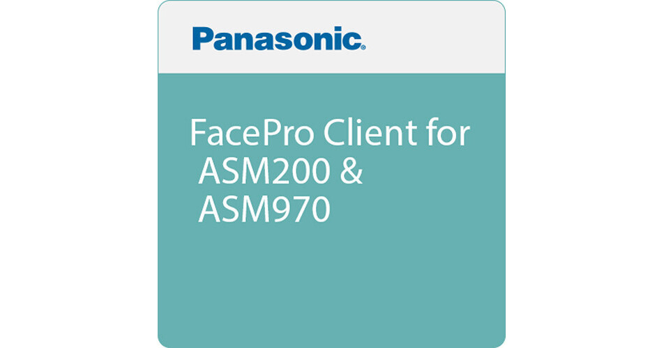 i-PRO FacePro Client for ASM200 & ASM970 WV-ASE231W B&H Photo