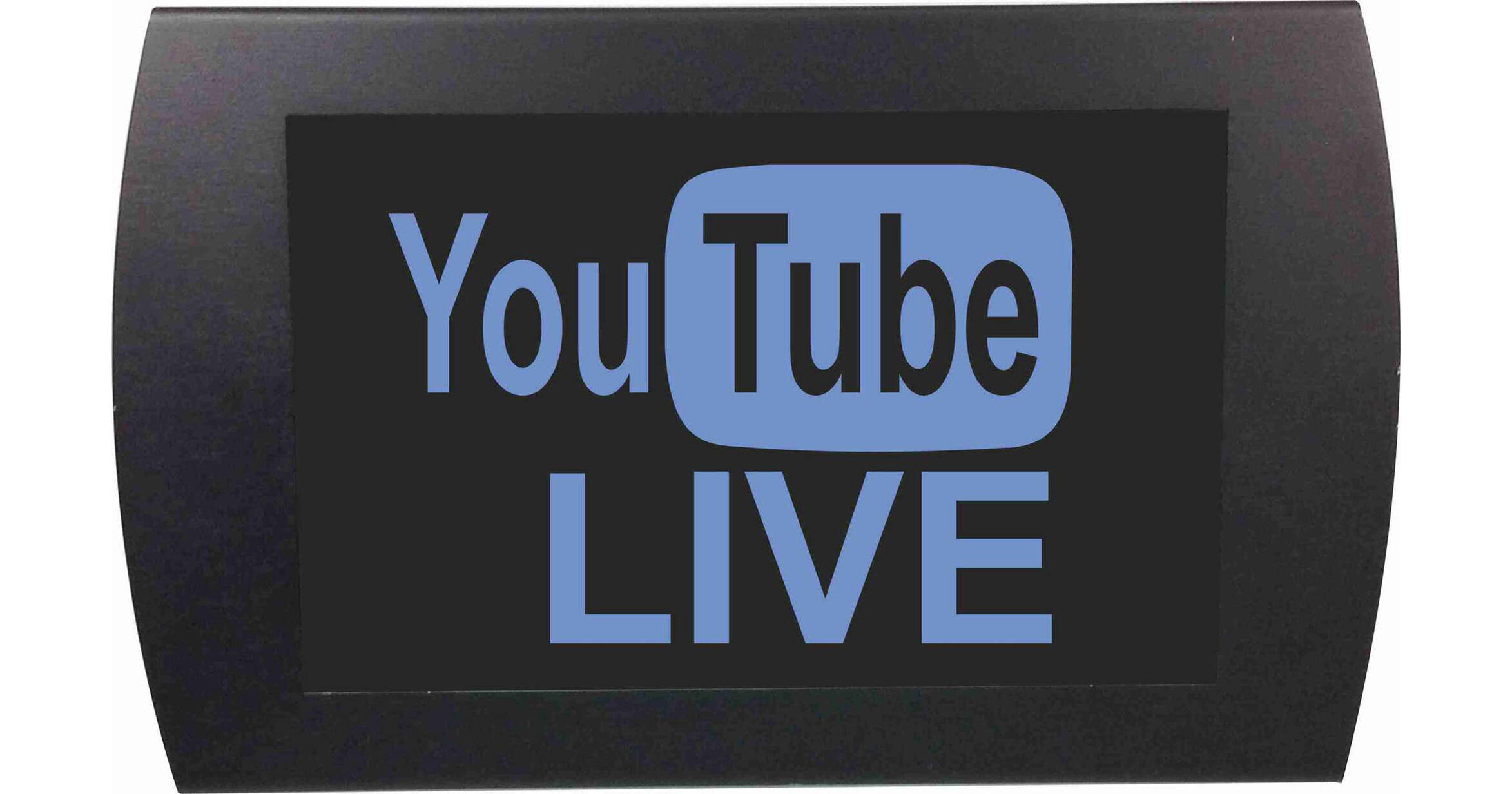 American Recorder YouTube LIVE Indicator Sign OAS-2013M-BL B&H
