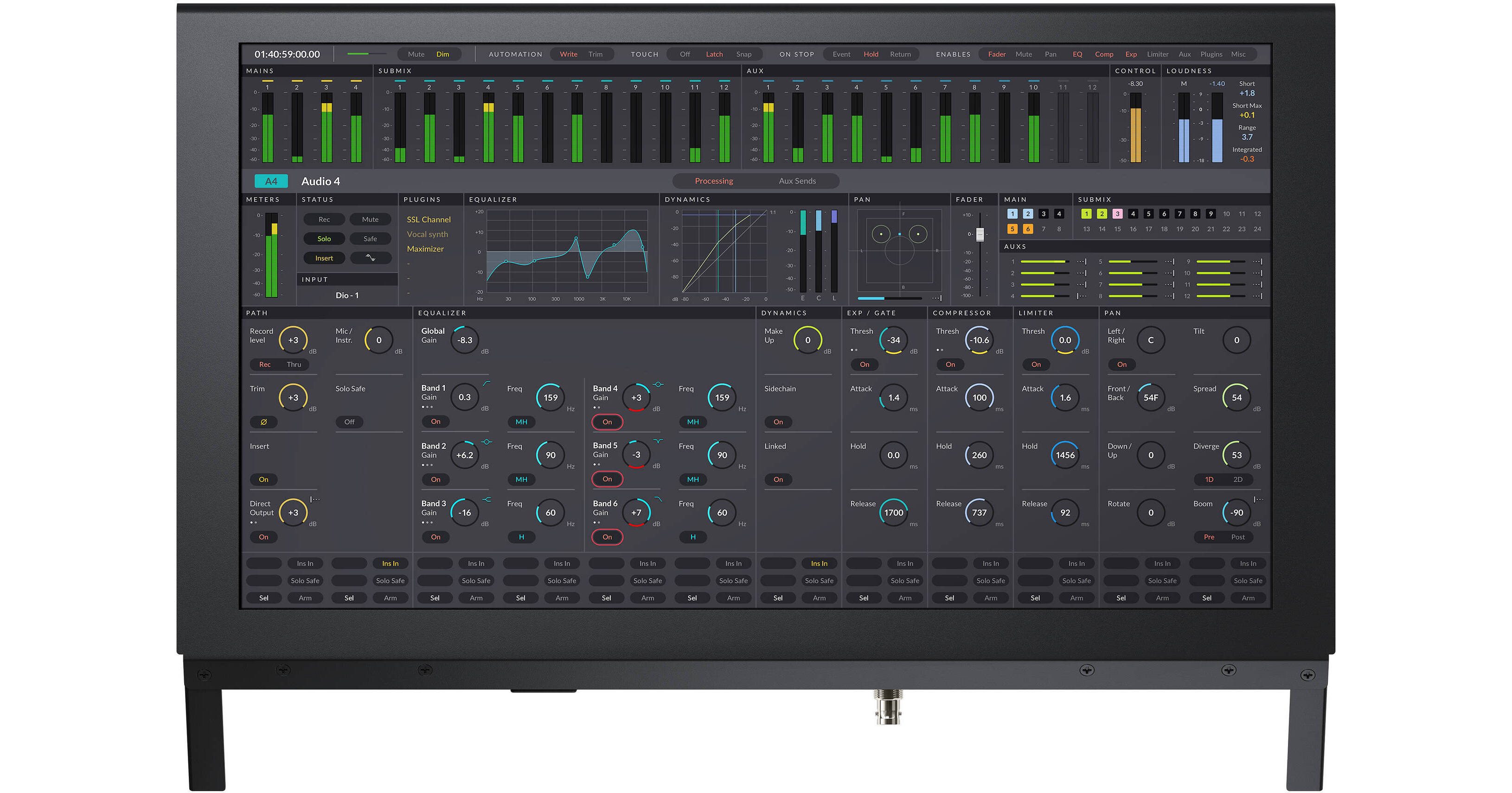 Blackmagic Design Fairlight Console LCD Monitor DV/RESFA/LCDMCS