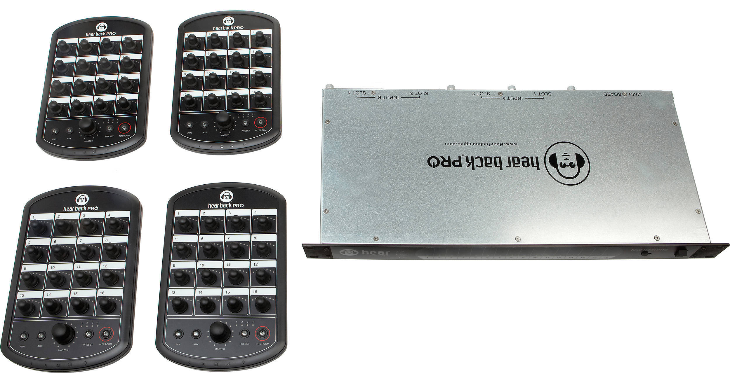 Hear Technologies Hear Back PRO 4-Pack Personal Mixing PROHB4DA