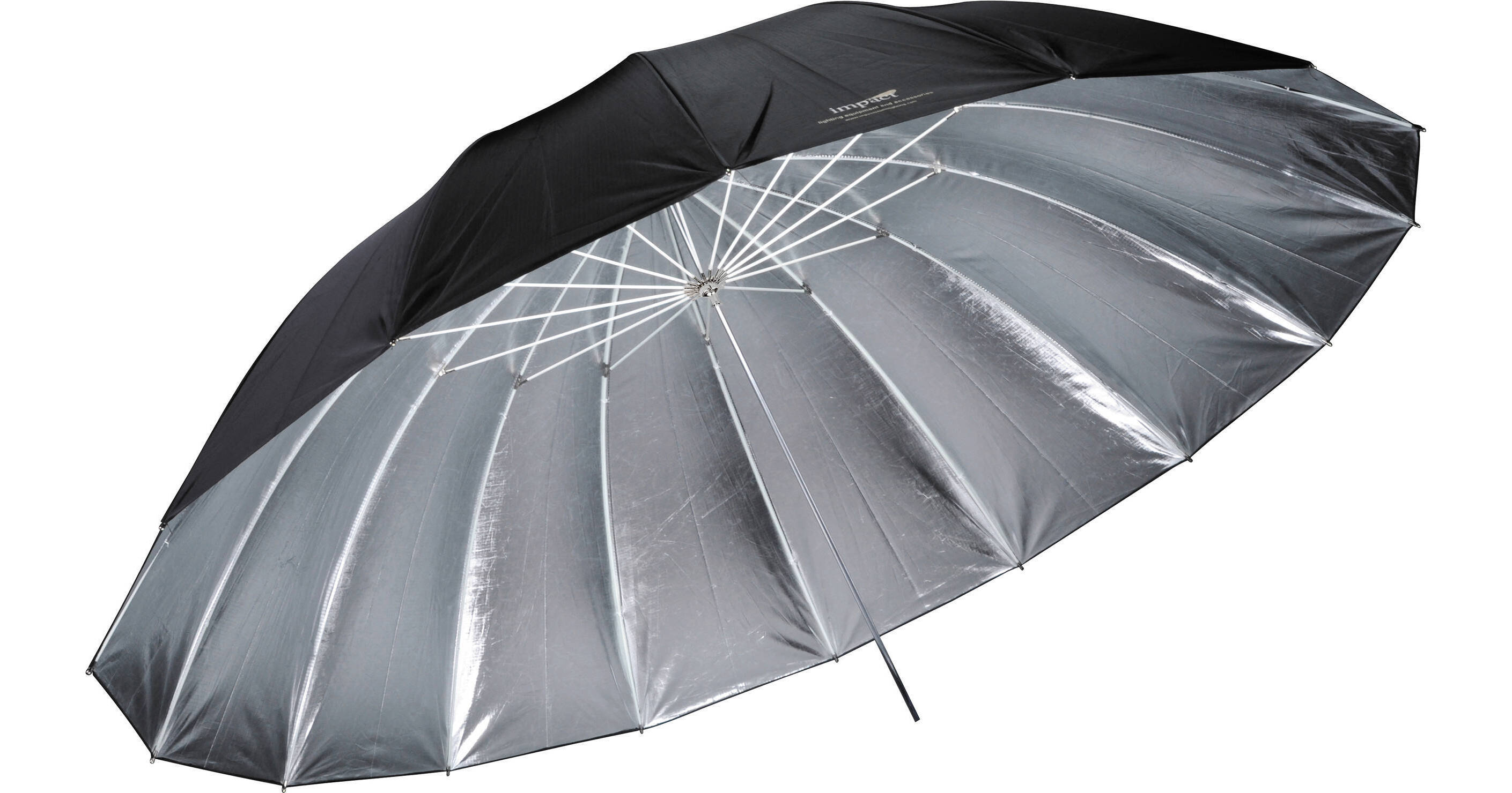 Impact 7' Improved Parabolic Umbrella (Silver) UP-7SI B&H Photo