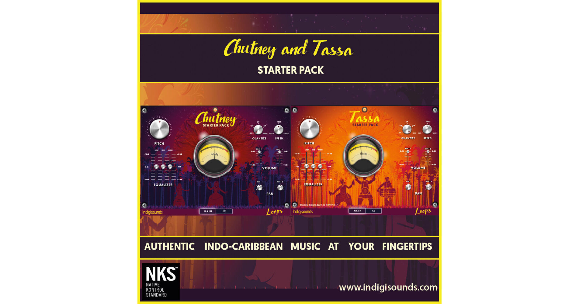 Indigisounds Indo-Caribbean Samples - Chutney and Tassa 12-41452