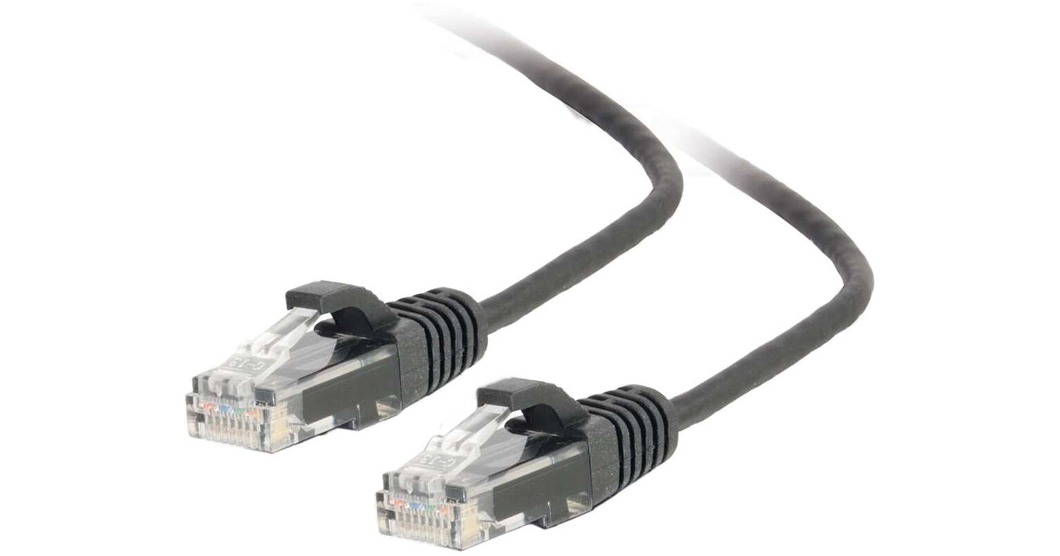 C2G RJ45 Male to RJ45 Male Cat 5e Slim Patch Cable 01068 B&H