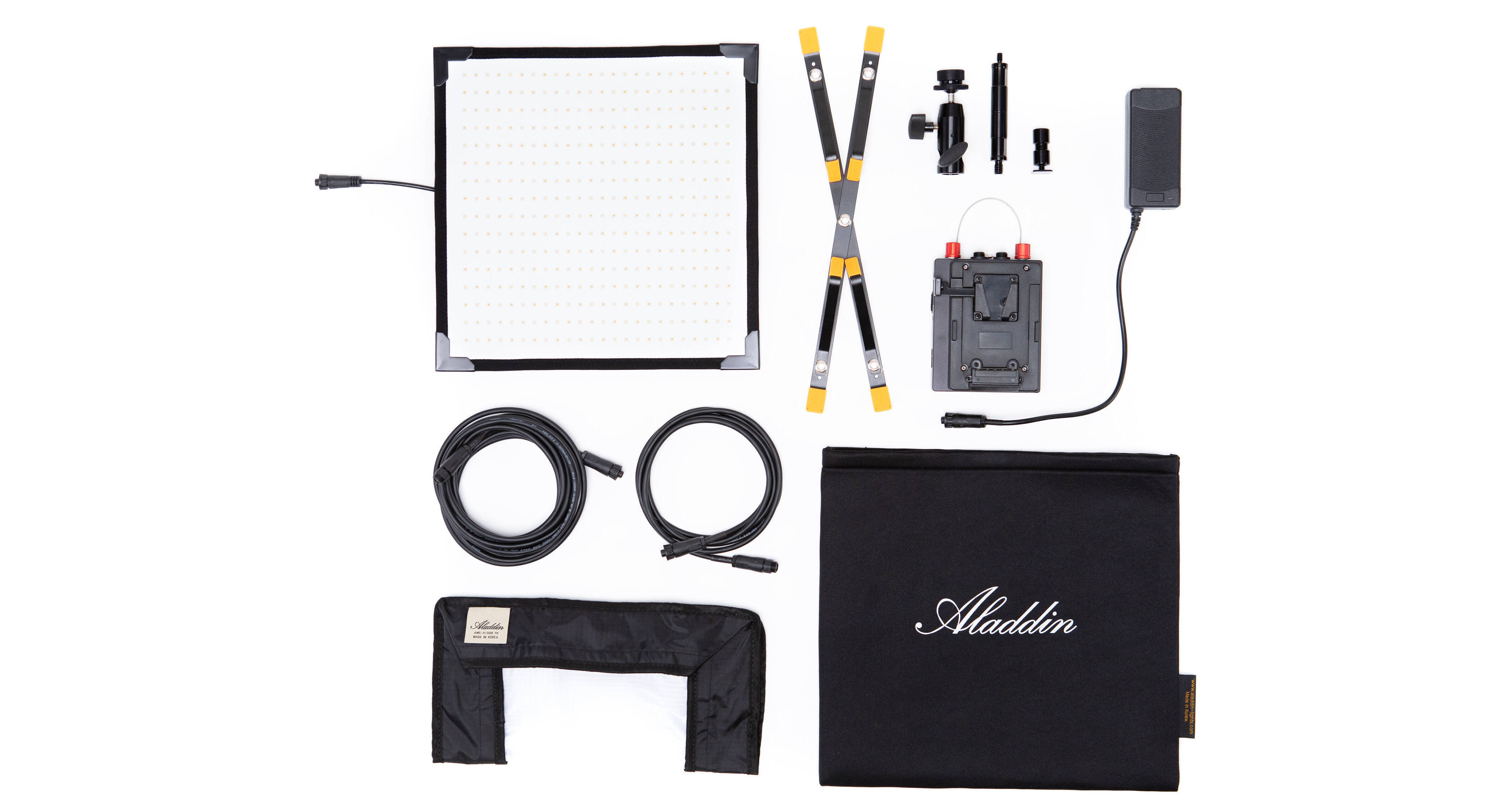 Aladdin Bi-Flex M7 Bi-Color Kit with V-Mount Battery