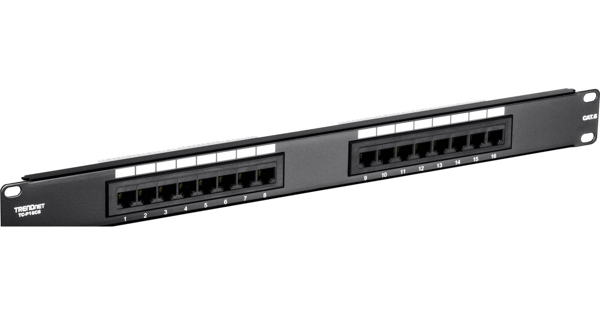 TRENDnet 16-Port Cat 6 Unshielded Patch Panel TC-P16C6 B&H Photo