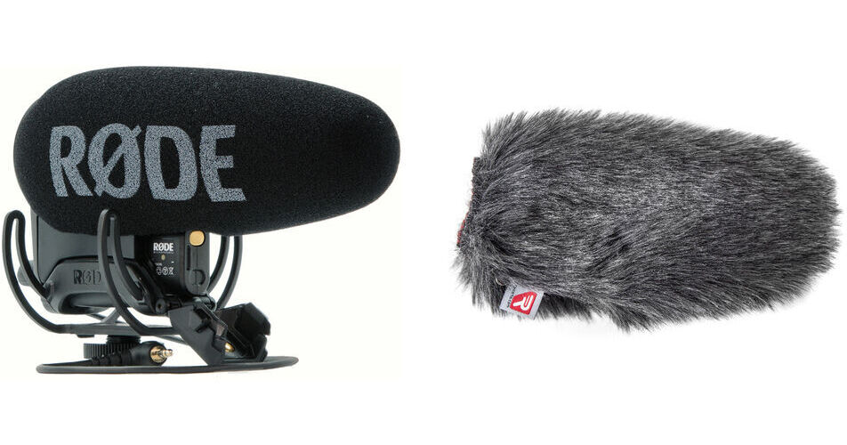 Rode VideoMic Pro+ Shotgun Microphone with Windjammer Kit B&H