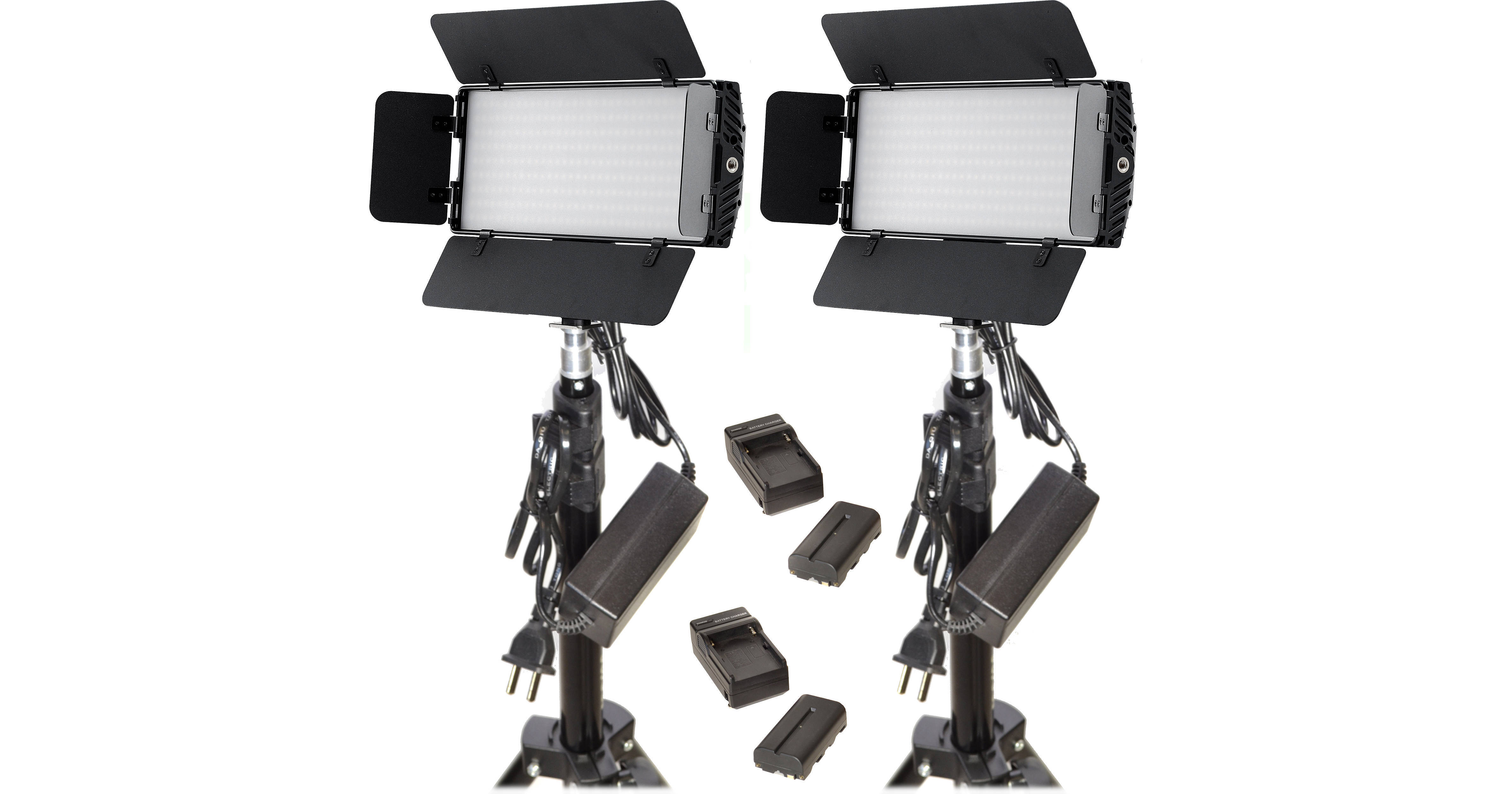 Bescor Photon 2-Light Battery Kit PHOTONKB B&H Photo Video