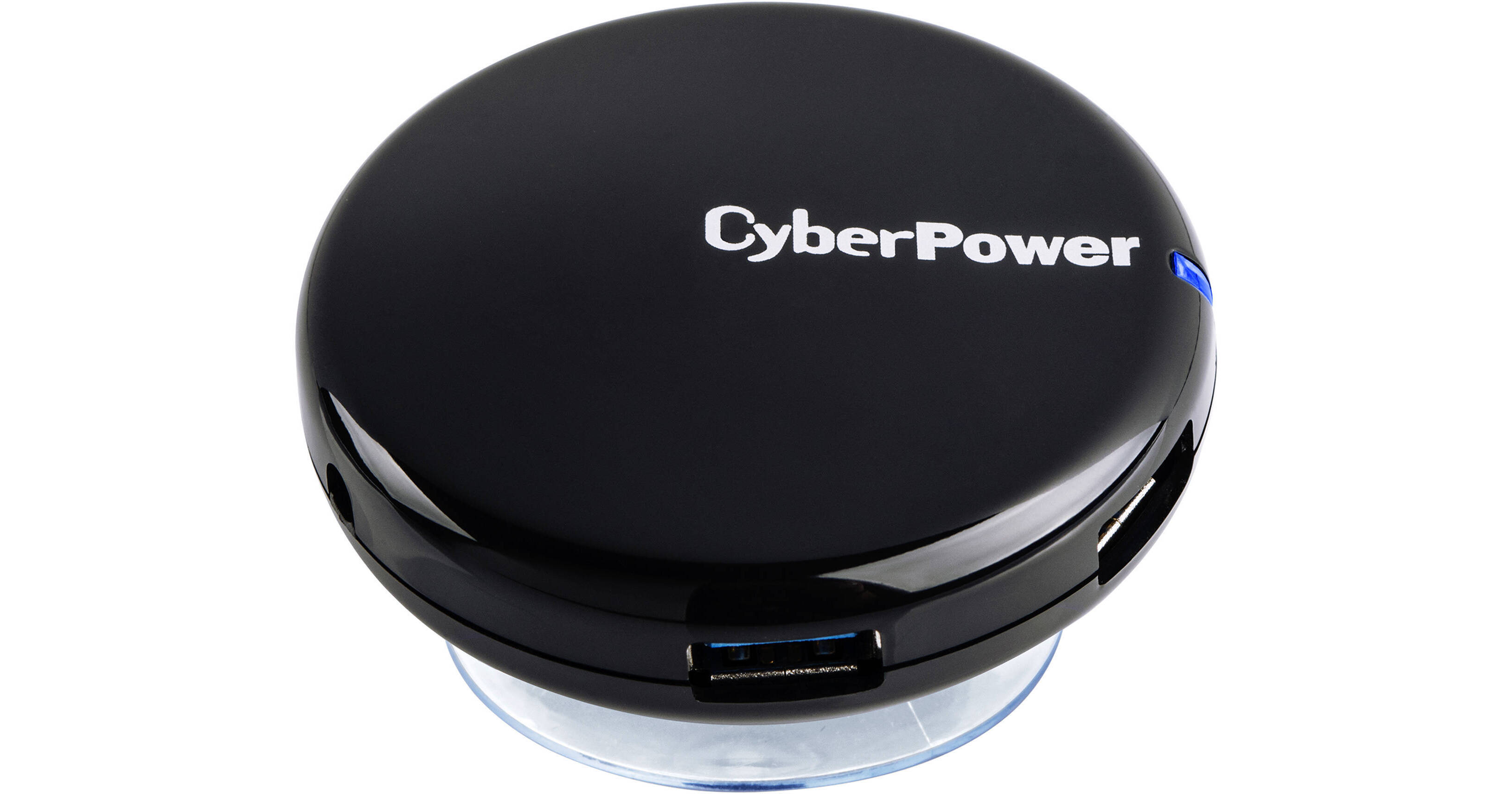 CyberPower CPH430PB 4-Port USB 3.0 Hub (Black) CPH430PB B&H