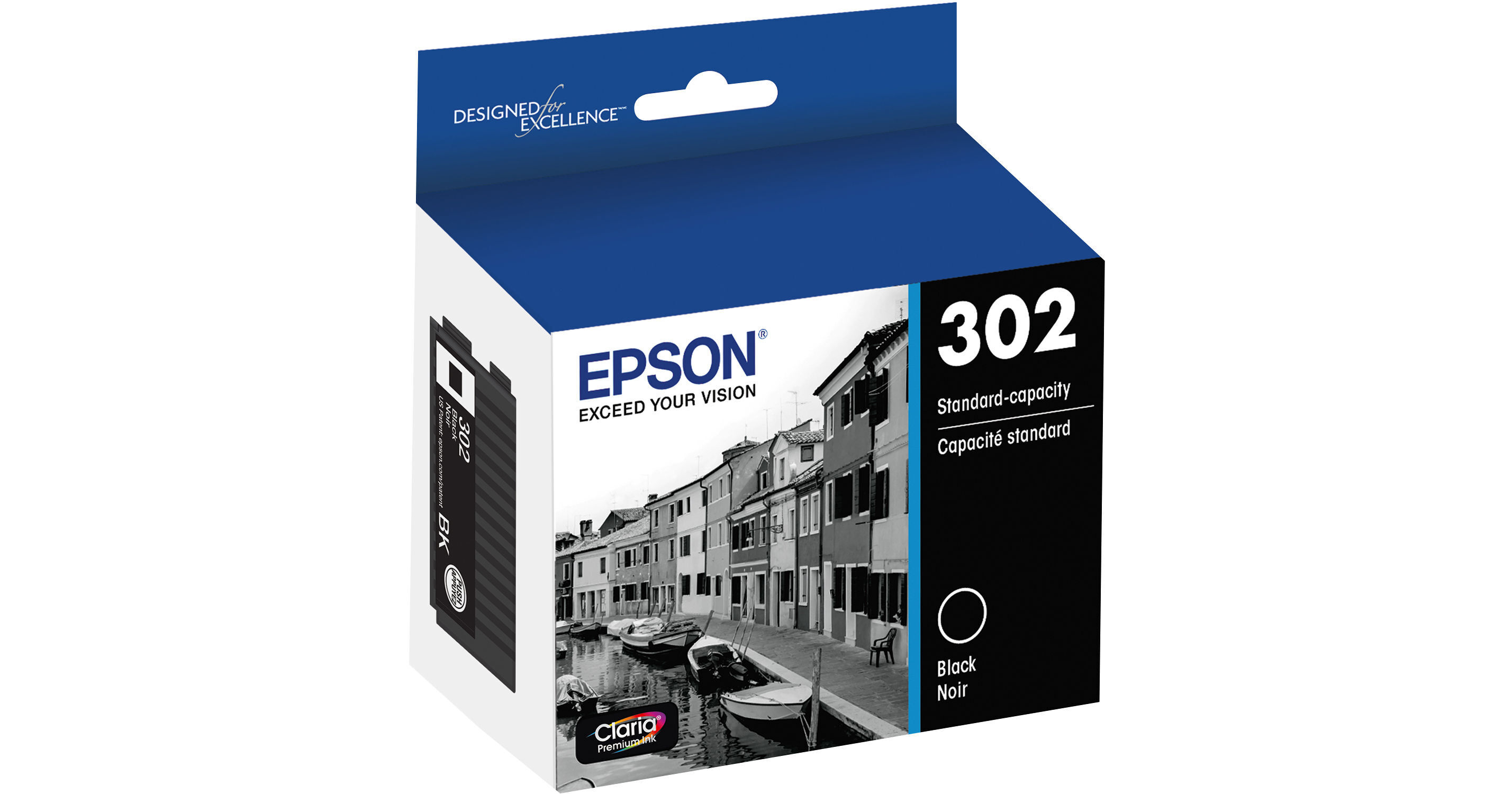 Epson Claria Premium 302 Standard-Capacity Ink T302020-S B&H
