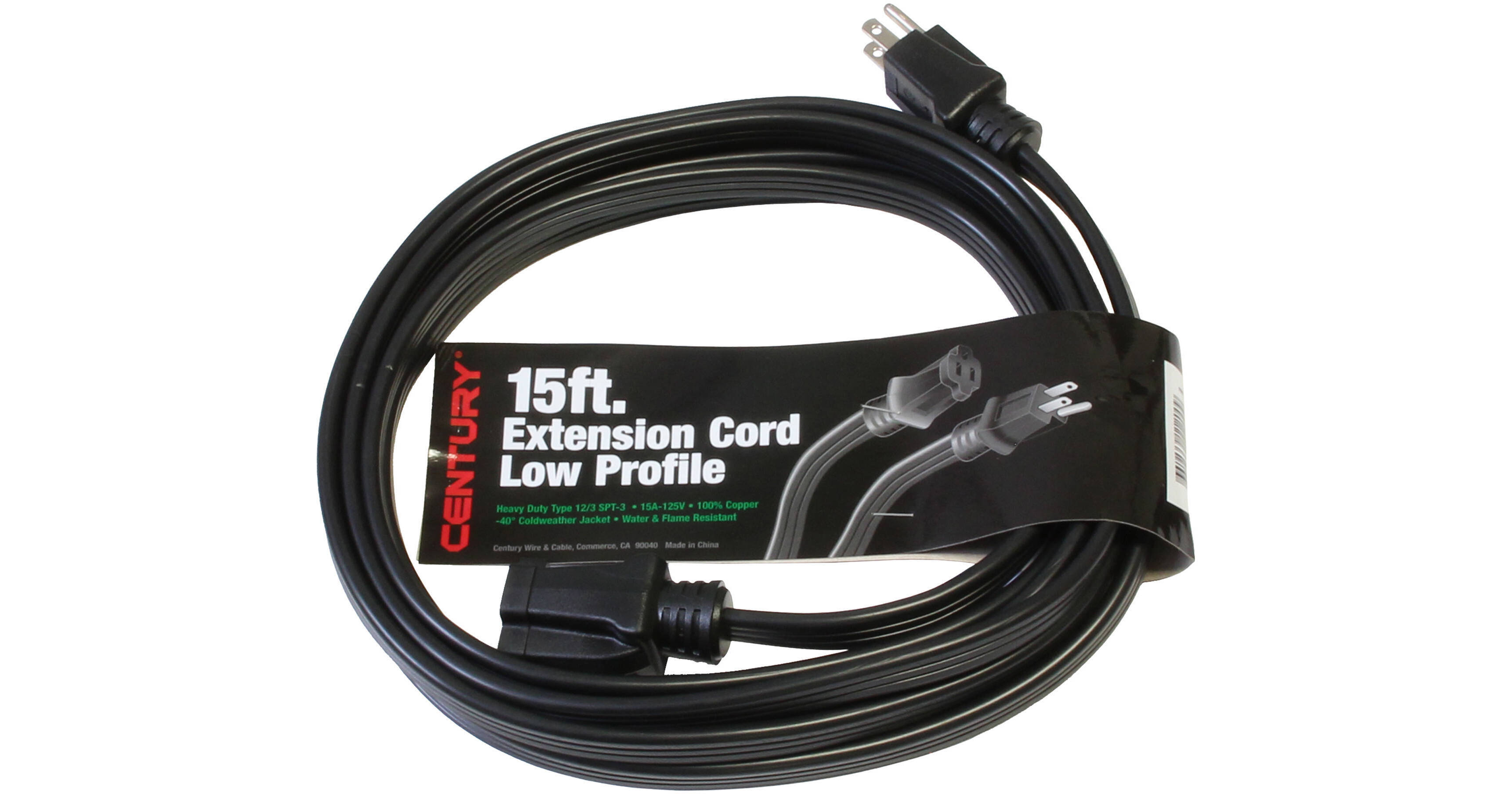 Century Wire and Cable 12 AWG Flat SPT-3 Extension Cord
