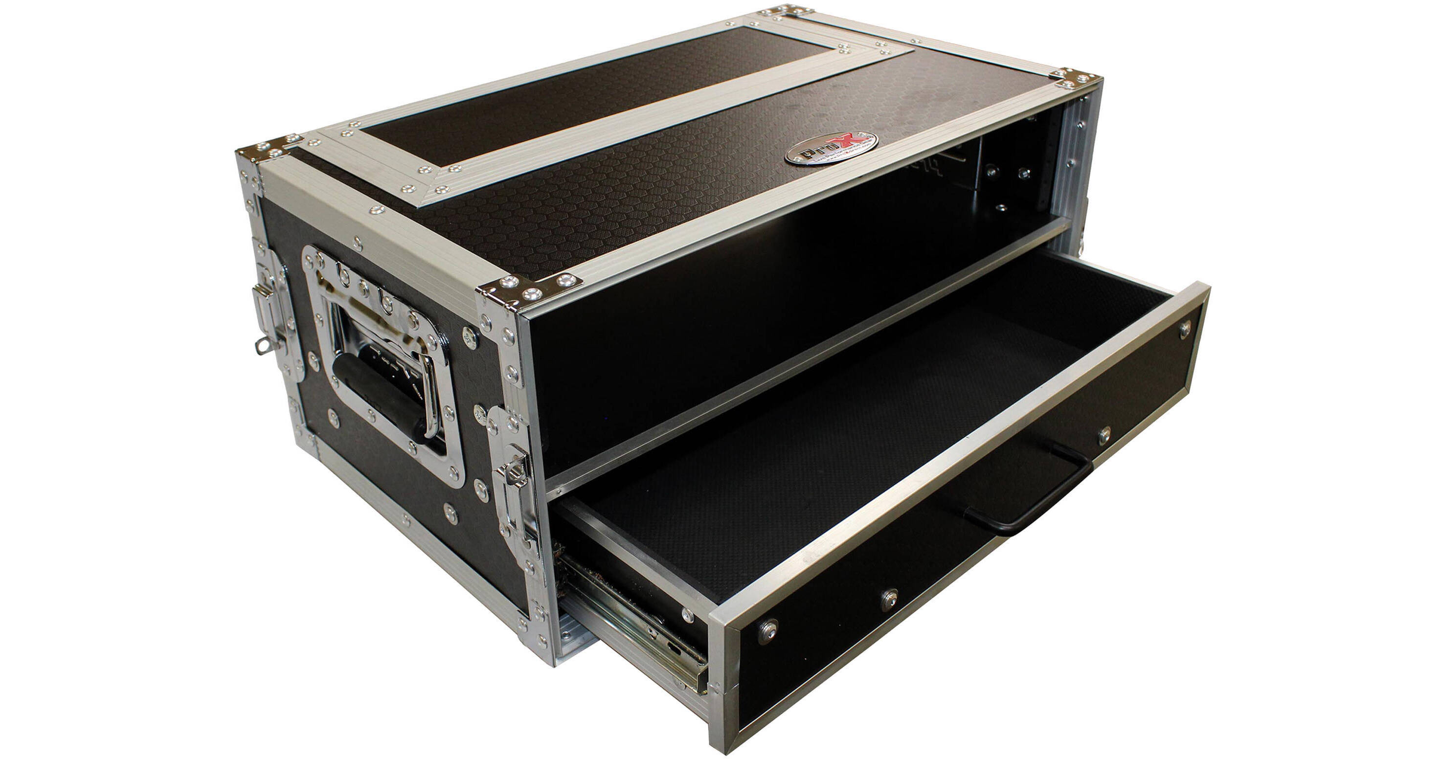 ProX 2 RU Rack Case with 2 RU Rack Drawer (4 RU) XS-WM2U2DR B&H