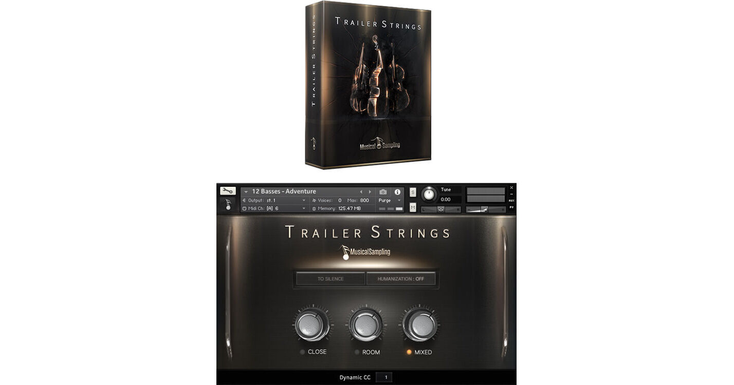 Musical Sampling Trailer Strings - Instrument Library 1133-139