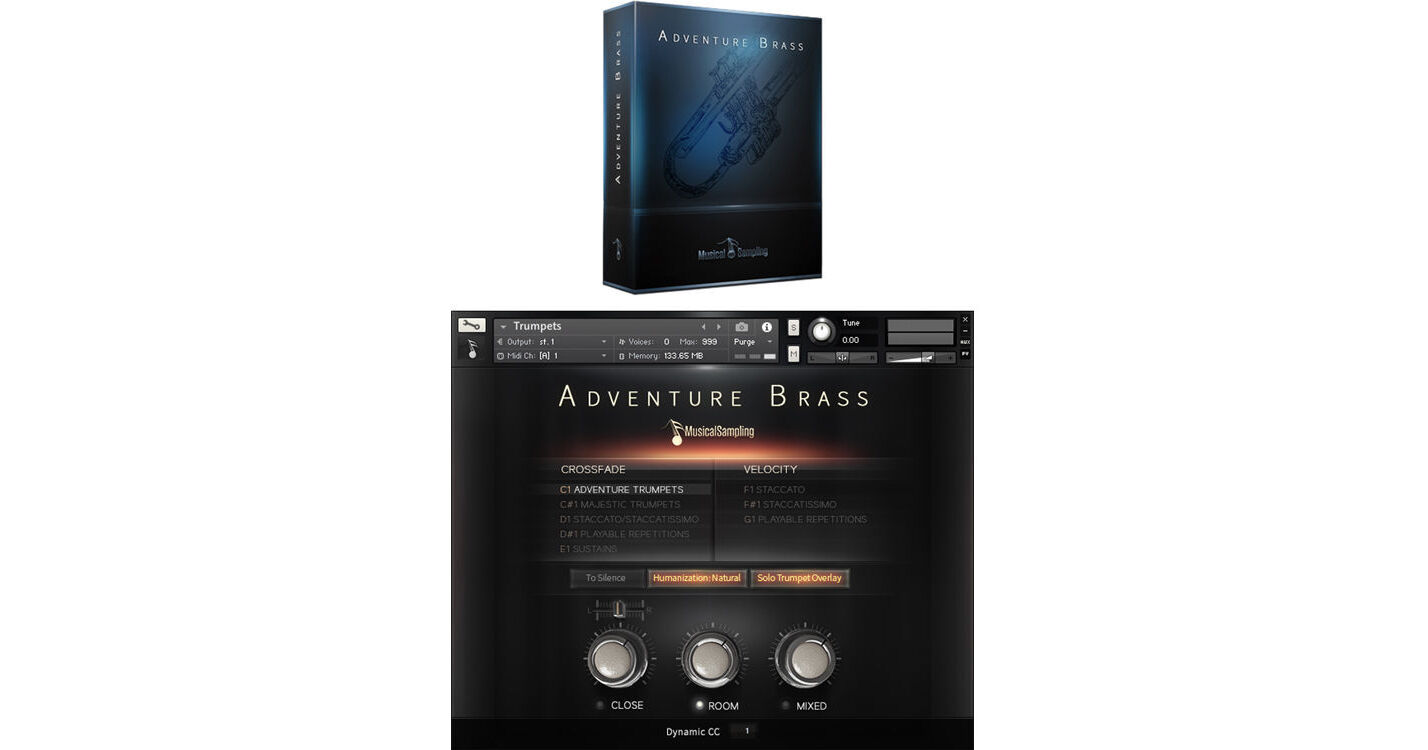 Musical Sampling Adventure Brass - Instrument Library 1133-135