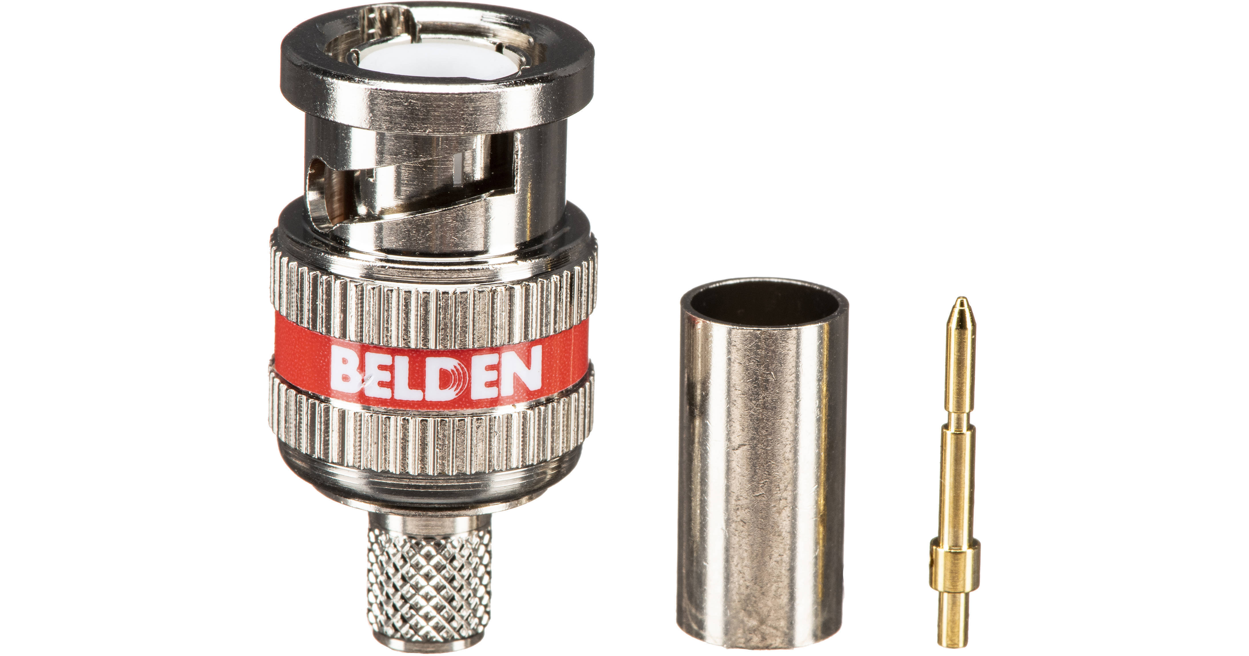 Belden HD Series 6 GHz BNC 3-Piece Crimp Connector 1505ABHD3-50