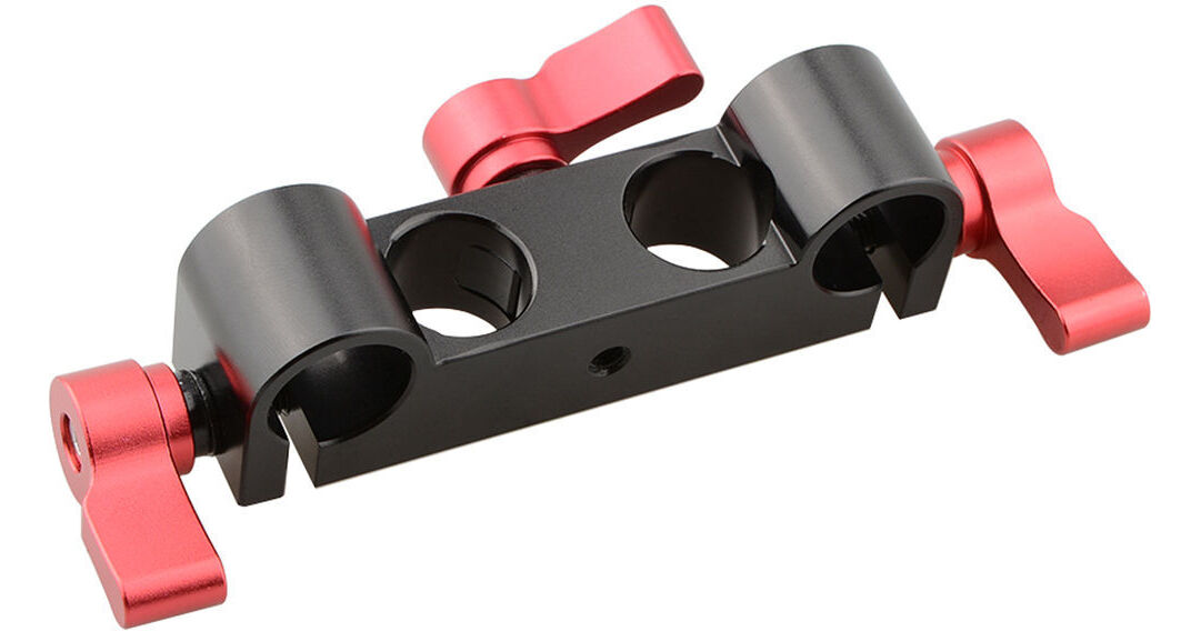 CAMVATE Offset 15mm Rod Block Clamp (Red Levers) C1824 B&H Photo