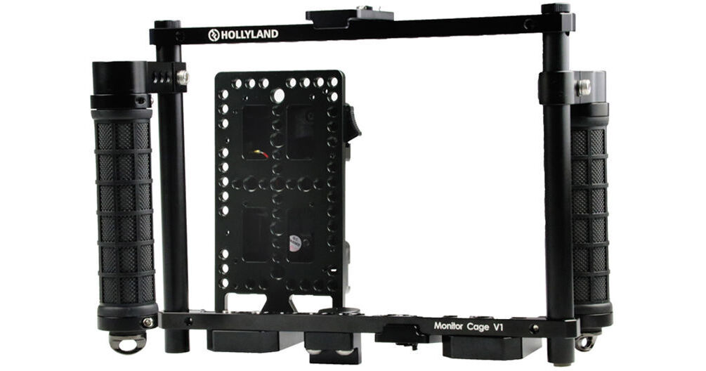 Hollyland Monitor Cage with Rubber Handgrips for 5 MONITOR