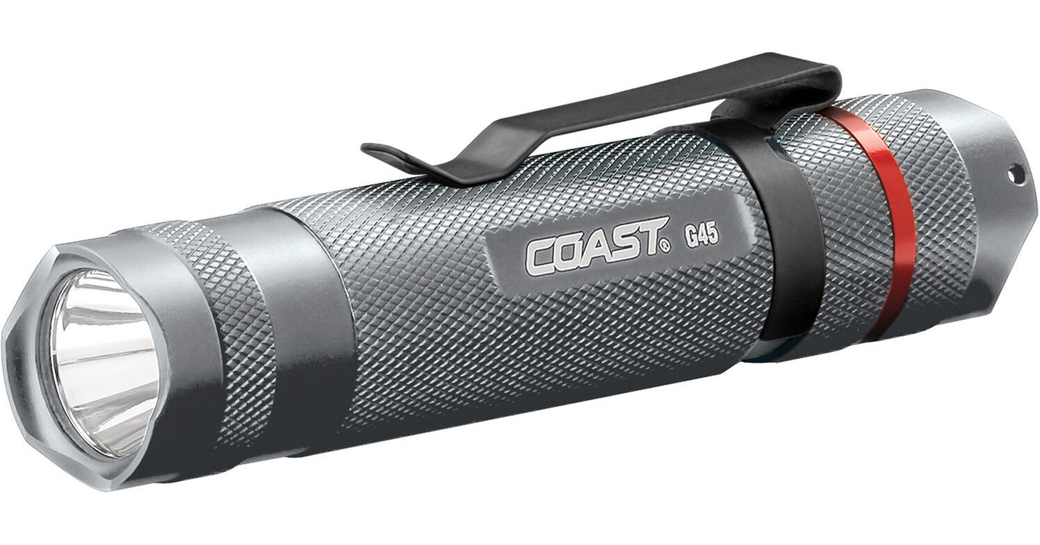 COAST G45 Bull's-Eye Spot Beam LED Flashlight TT7345SCP B&H