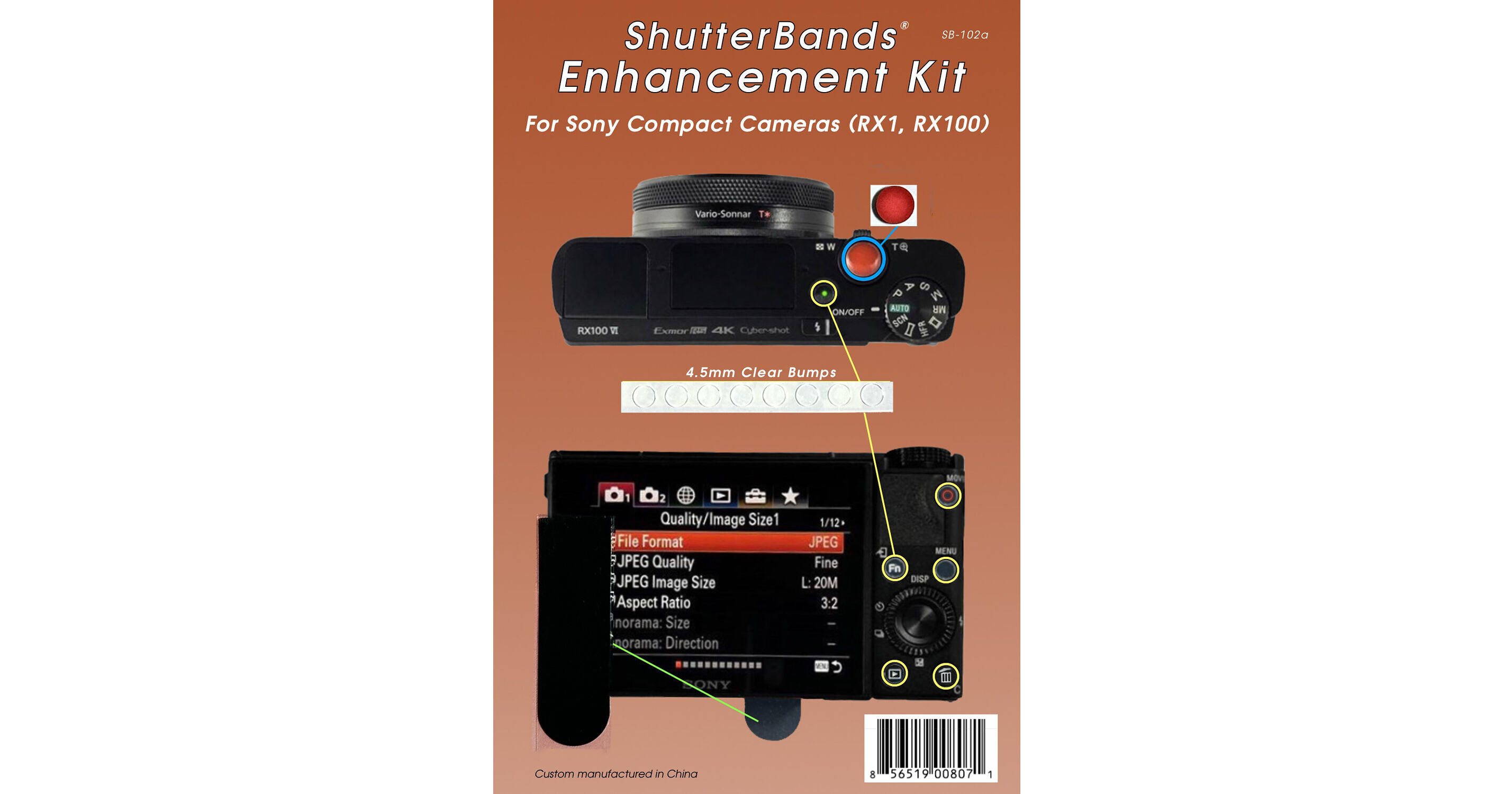 ShutterBands SB-102 Enhancement Kit for Sony Compact SB-102 B&H