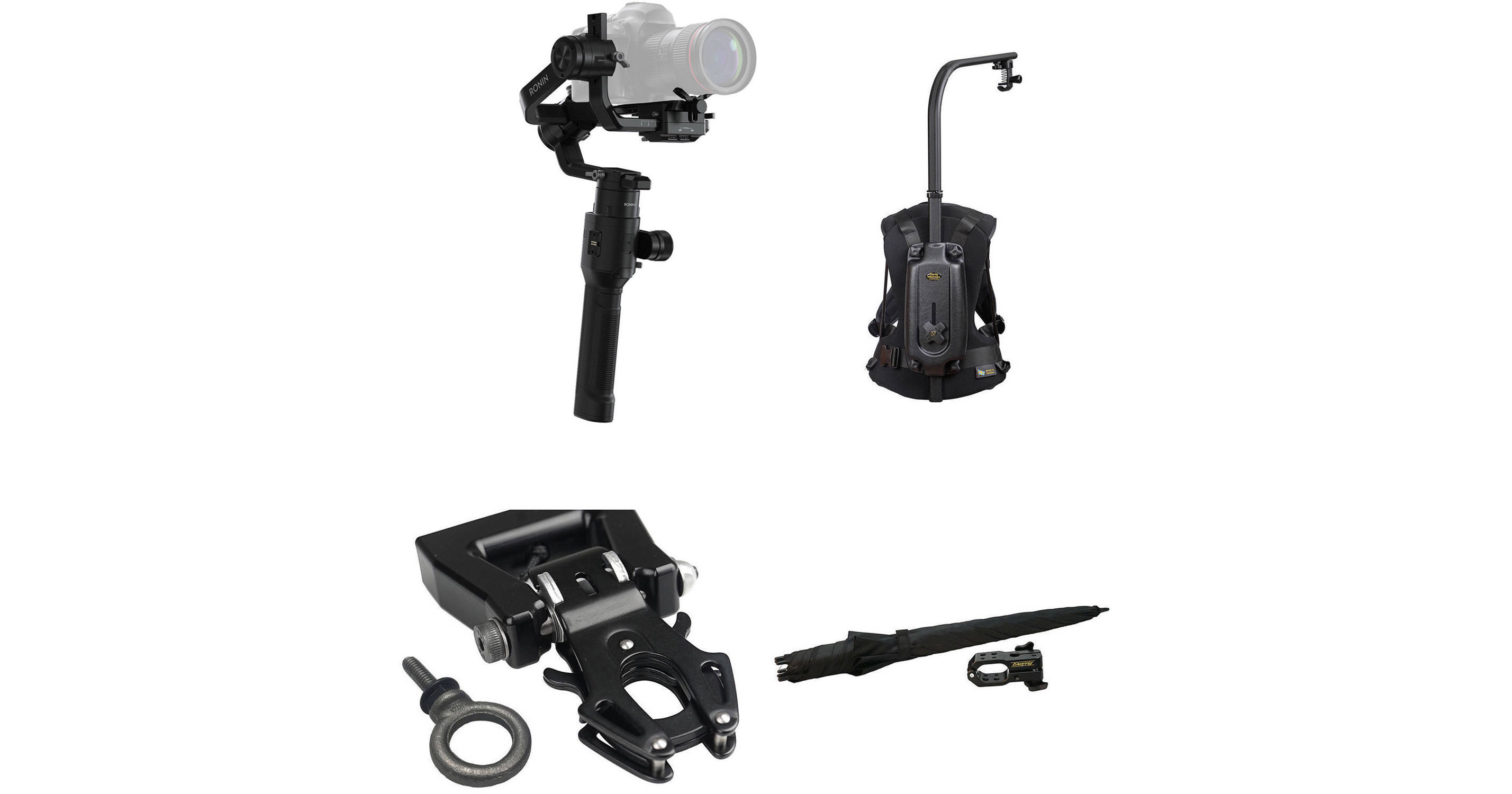 DJI Ronin-S Kit with Easyrig Minimax, Kong Quick Release, and