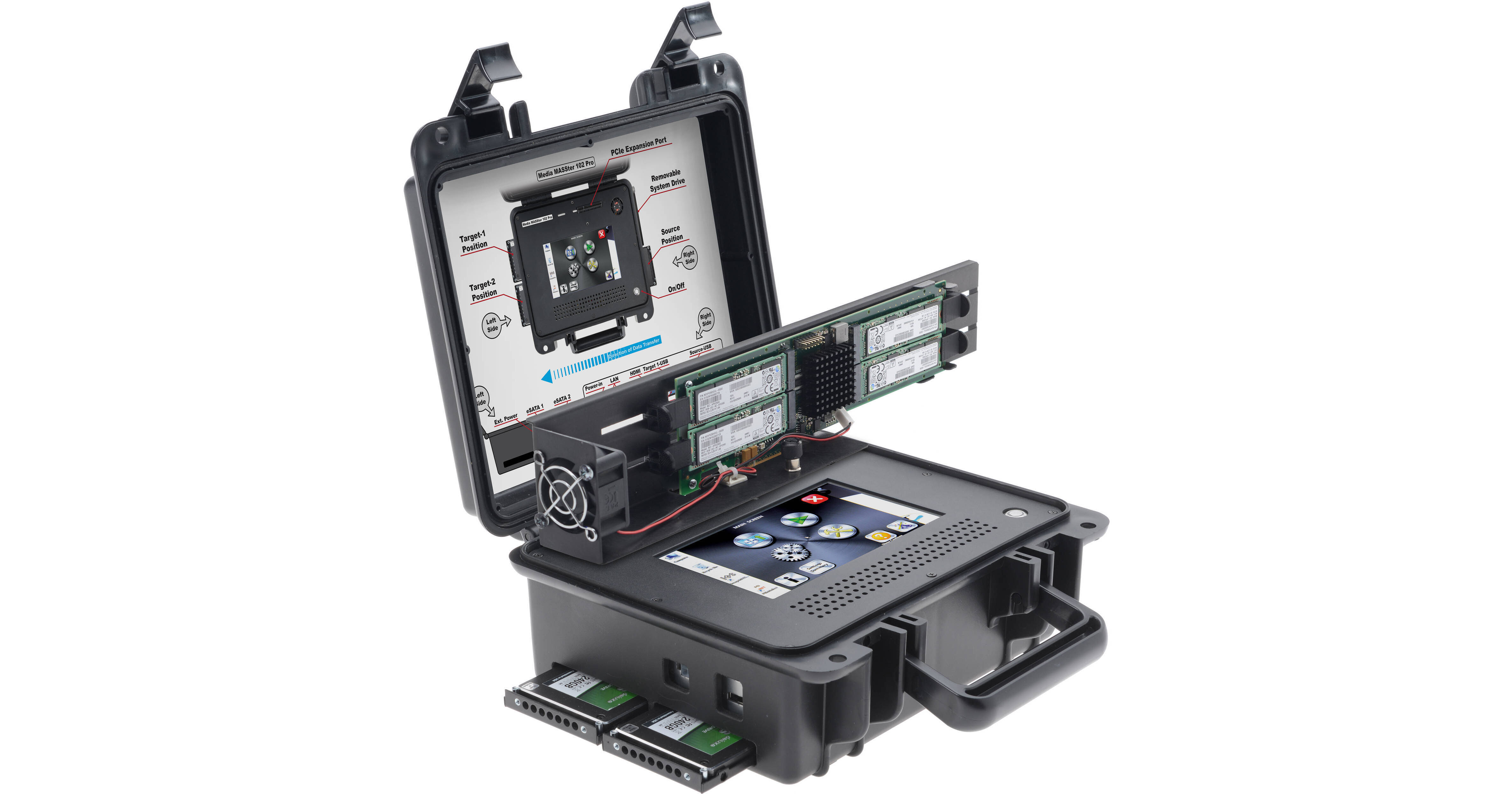 ICS Media MASSter Solo-102 Pro IT Portable Disk F.GR-0160-220