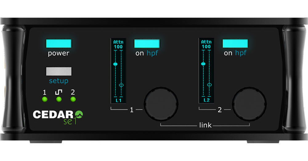 CEDAR Audio SE 1 Portable 2-Channel Speech Enhancer with Case SE