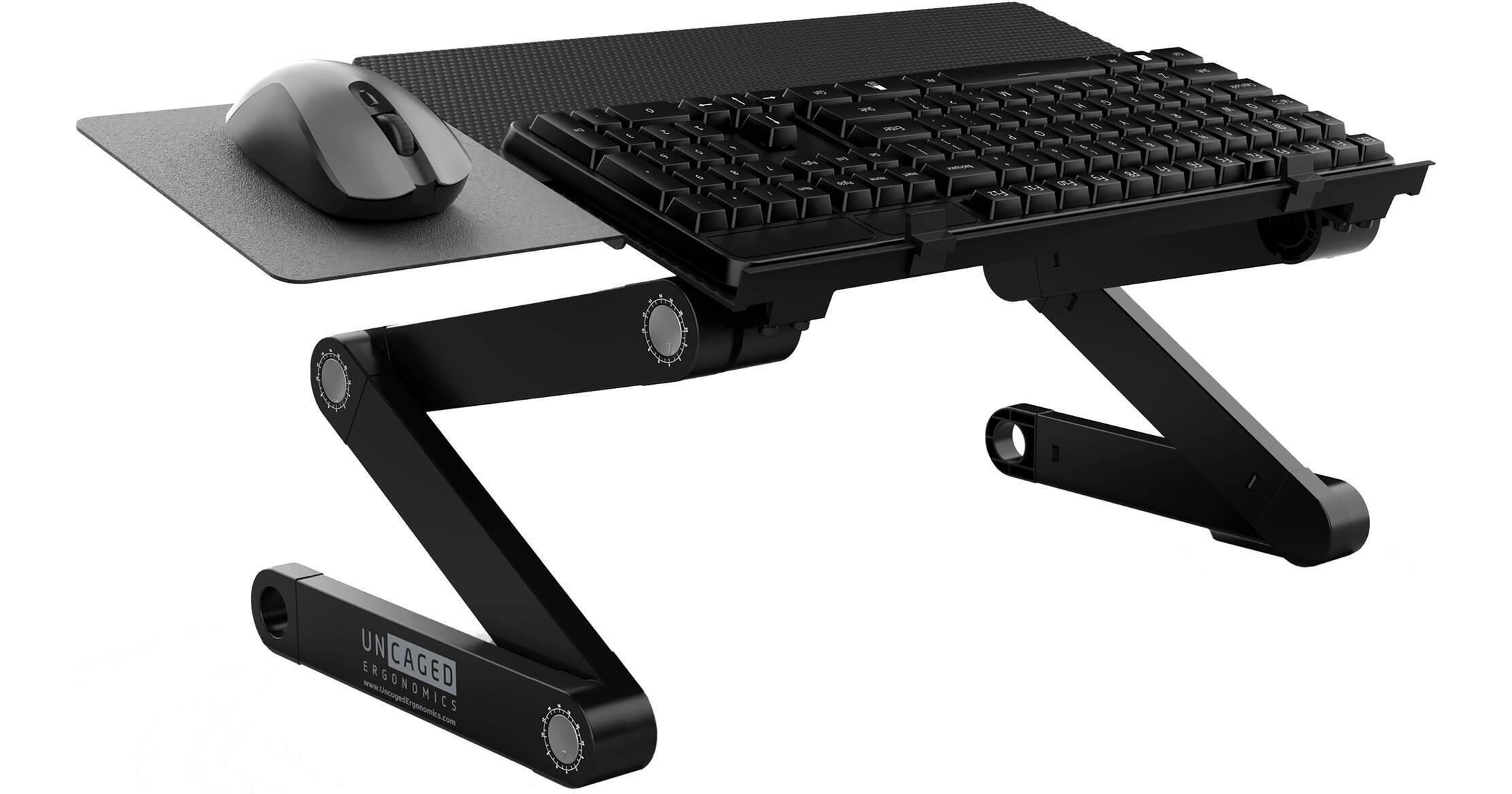 Uncaged Ergonomics WorkEZ Keyboard Tray Stand (Black) WEKTB B&H