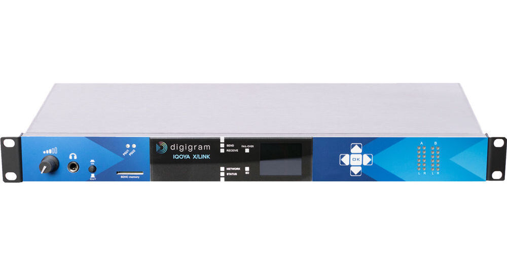 Digigram 1U Rack Stereo IP Audio Codec for STL/ SSL VB2331A0101
