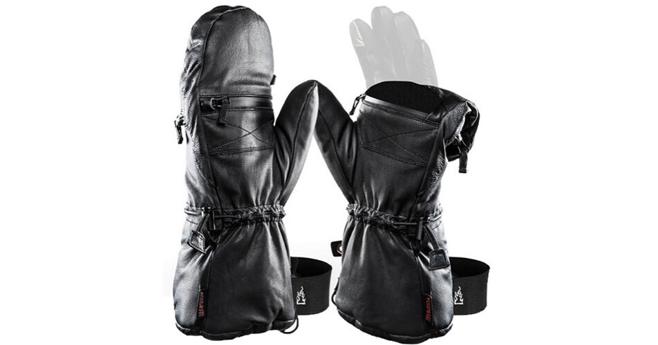The Heat Company Shell Pro Full-Leather Mitten (Size 11) 33611