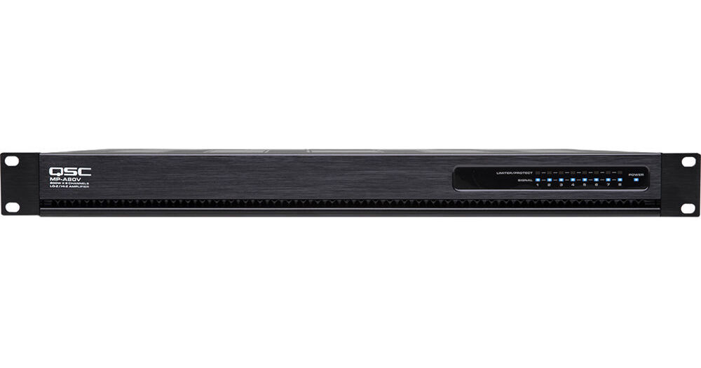 QSC MP-A80V Multi-Channel Amplifier (8-Channel) MP-A80VNA B&H