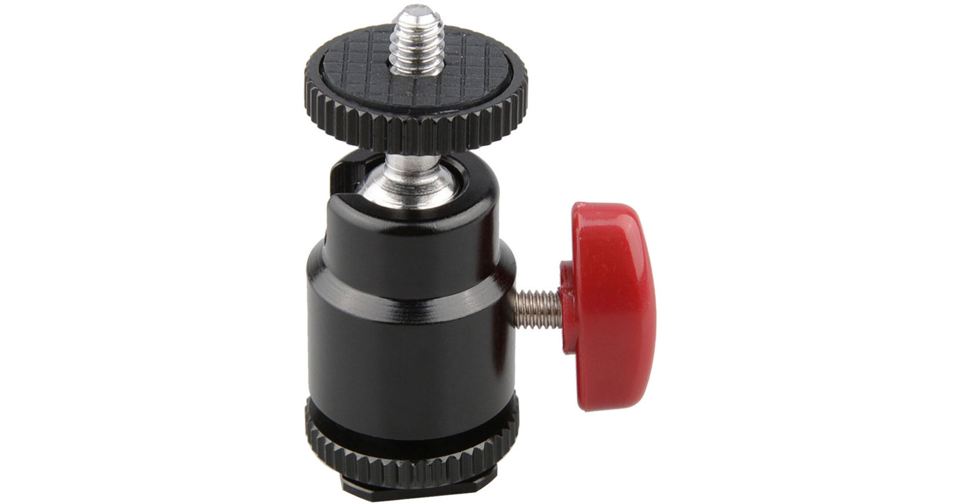 CAMVATE 1/4"-20 Mount Mini Ball Head for DSLR Vidicon Flash