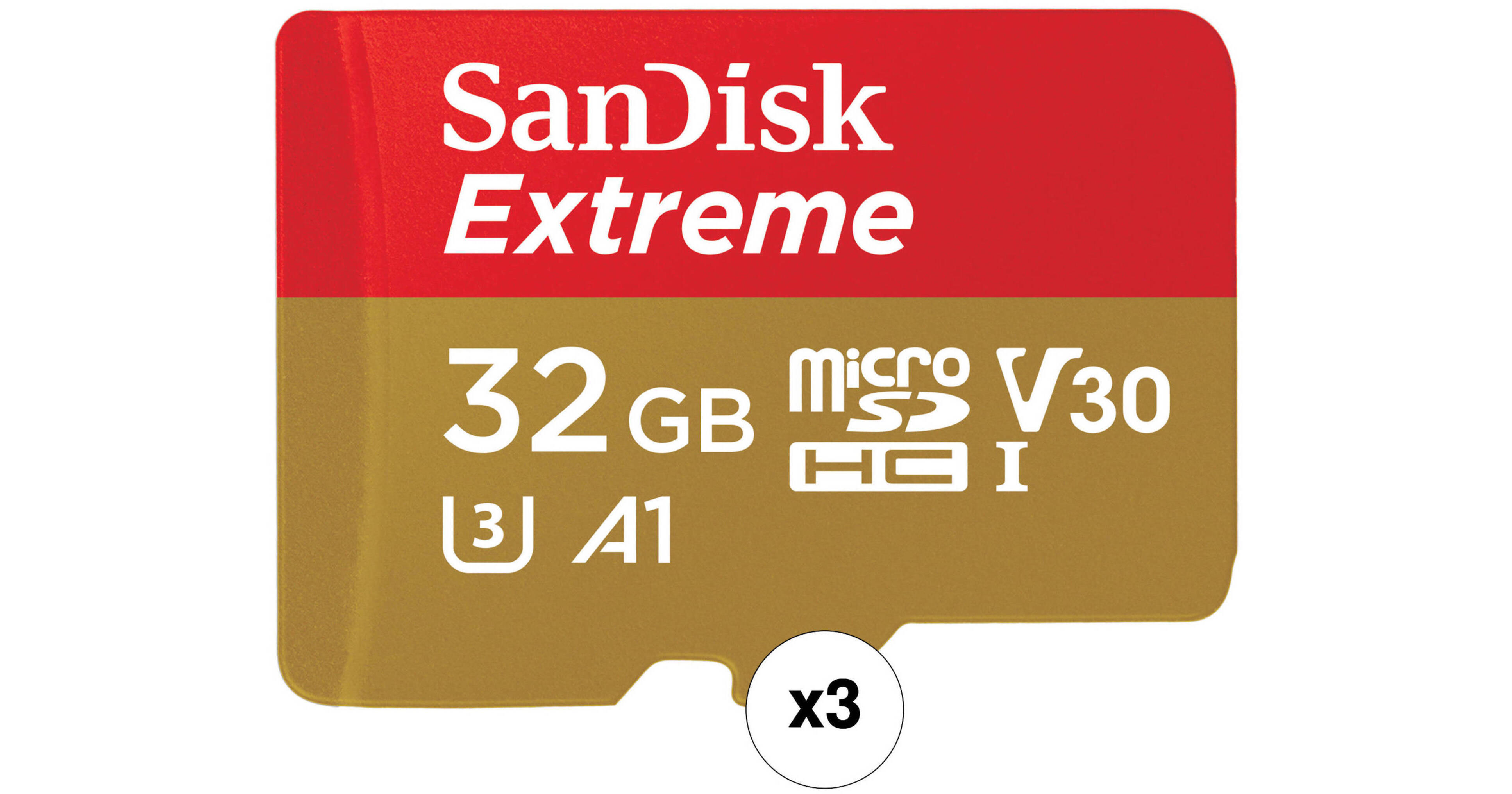 SanDisk 32GB Extreme UHS-I microSDHC Memory Card with SD Adapter